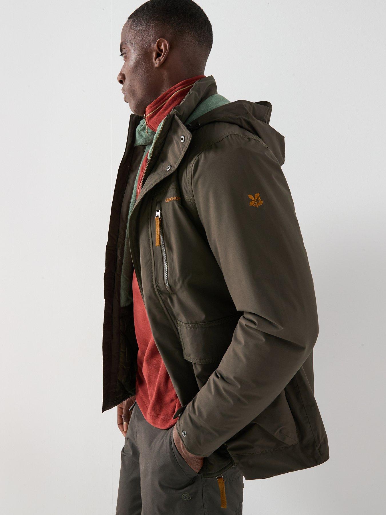 Craghoppers National Trust Padley Waterproof Jacket - Green | Very