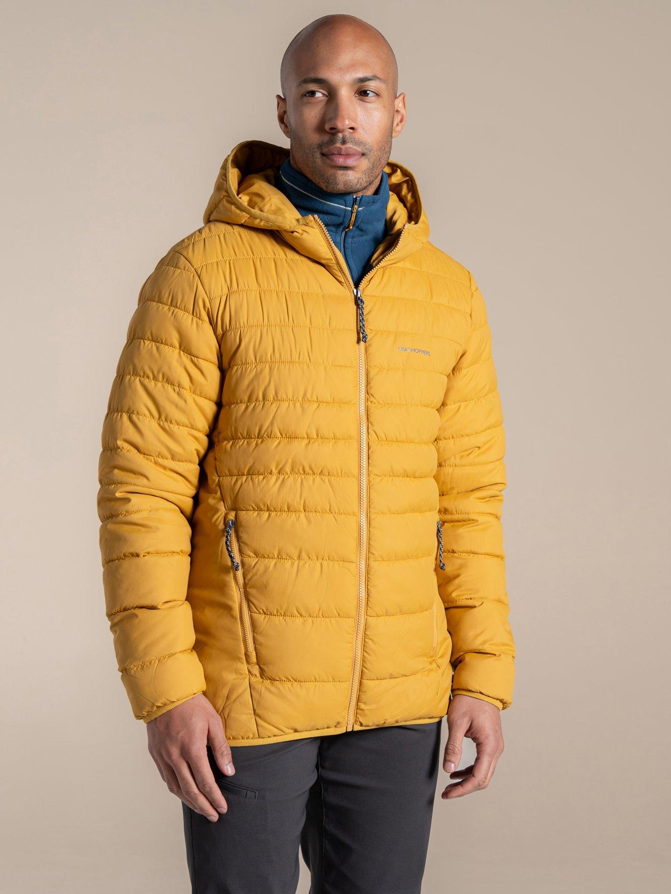 Craghoppers Mens Compresslite Hooded Insulated Packable Jacket - Yellow ...
