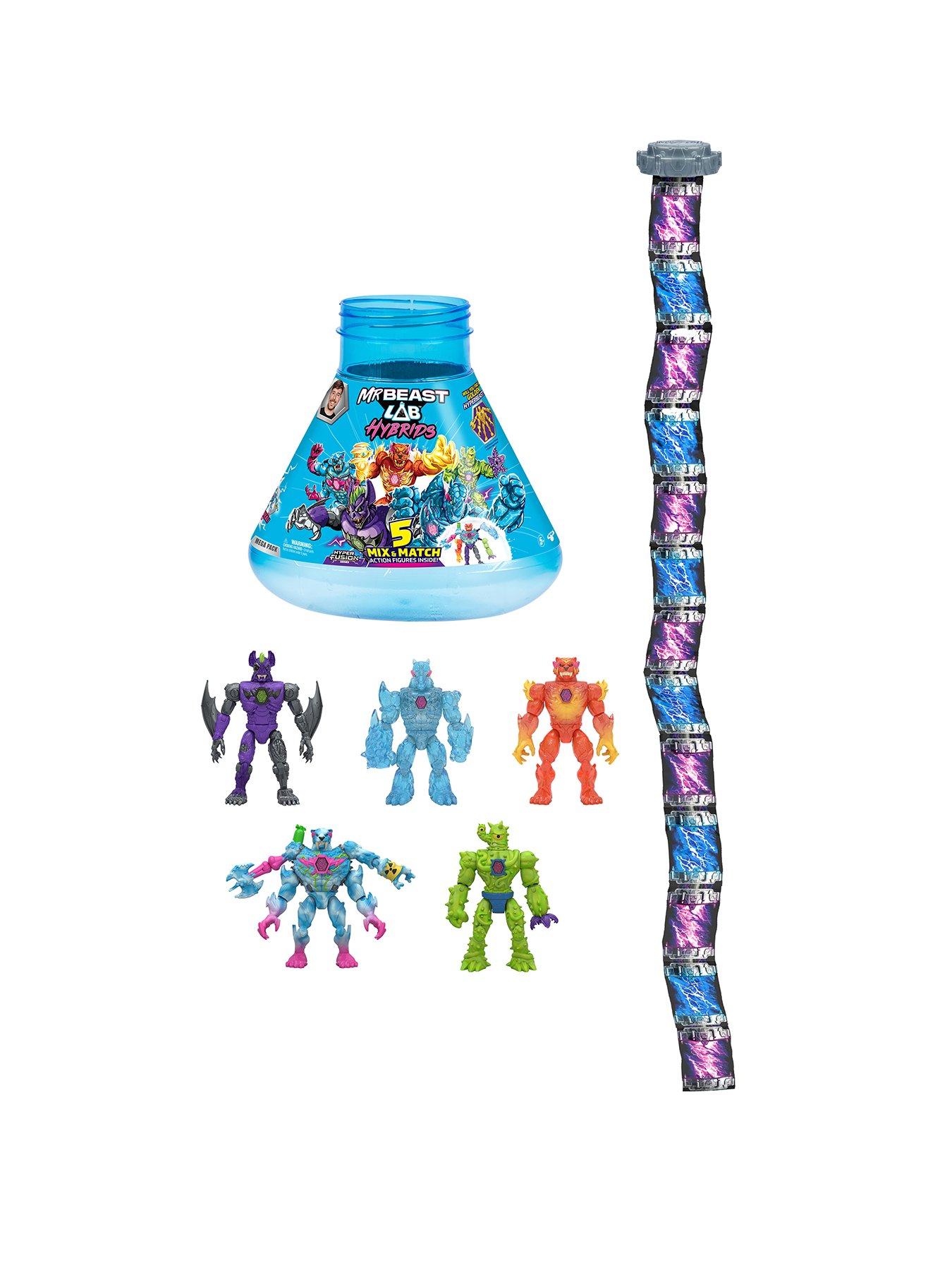 MrBeast Labs Mrbeast Lab Hybrids 5 Mix & Match Figures Mega Pack | Very