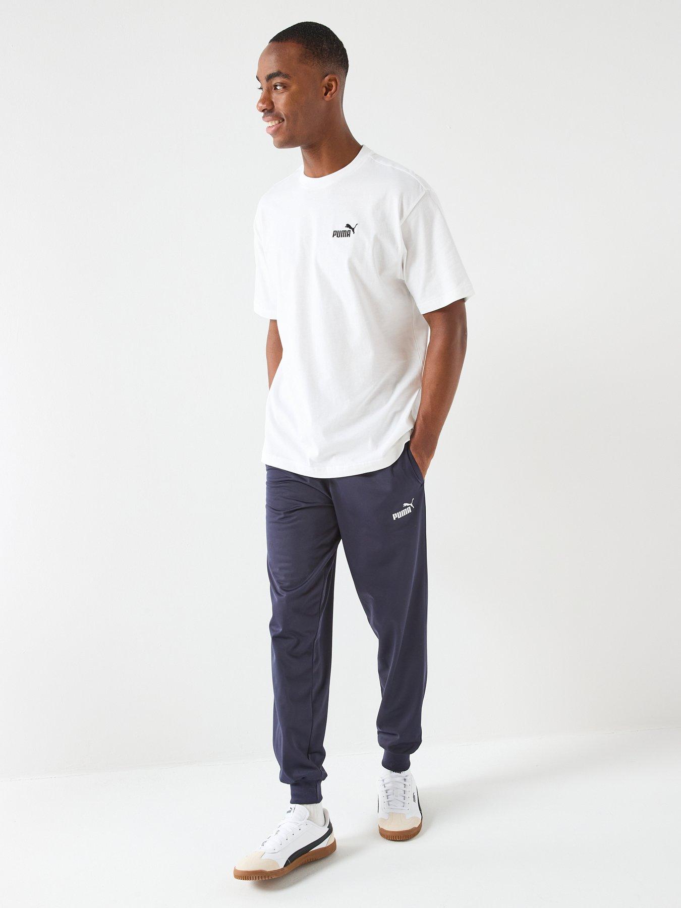 Puma Mens Essentials Relaxed Small No 1 Logo Tee - White | Very