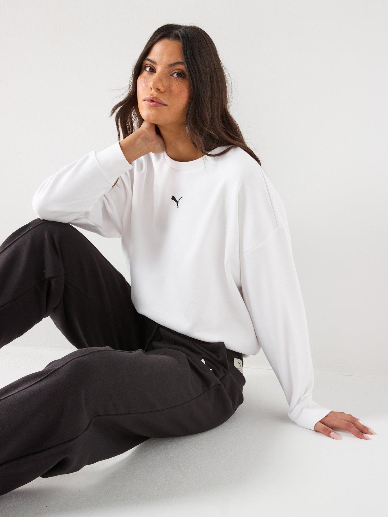 Puma Class Comfort Pinnacle High-Waist Straight Pants - Black | Very