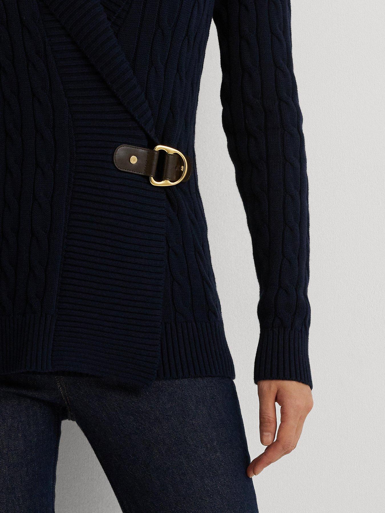 Lauren by Ralph Lauren Donato Long Sleeve Sweater - Navy | Very