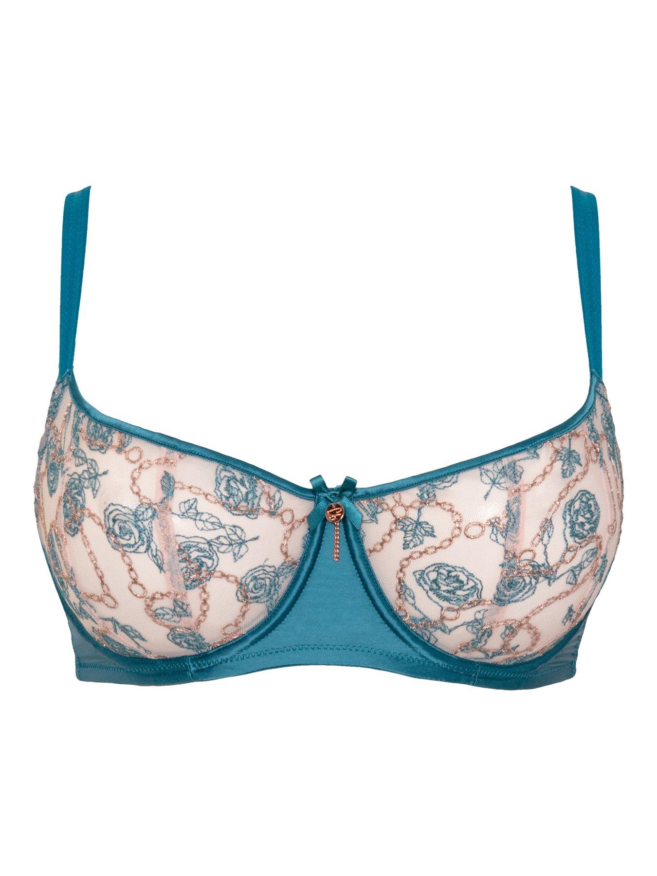 Curvy Kate Scantilly Entwined Balcony Bra Deep Teal | Very
