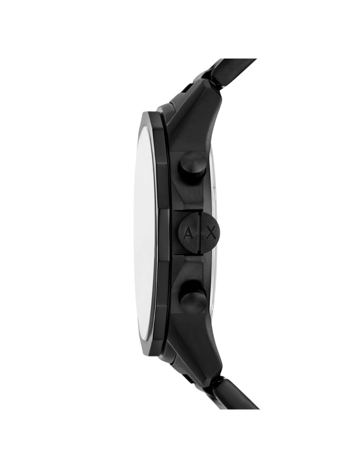 Armani Exchange Men's Chronograph Stainless Steel Watch And Bracelet ...