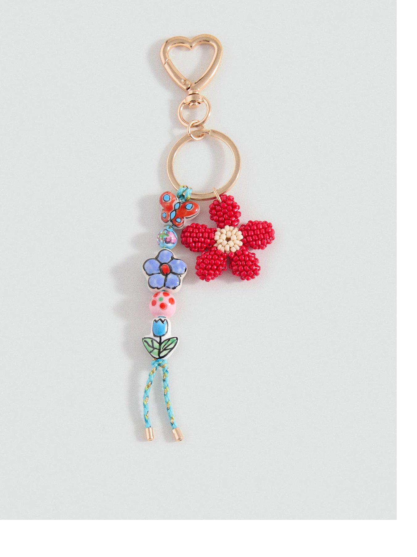 Mango Girls Flower Keyring - Blue | Very