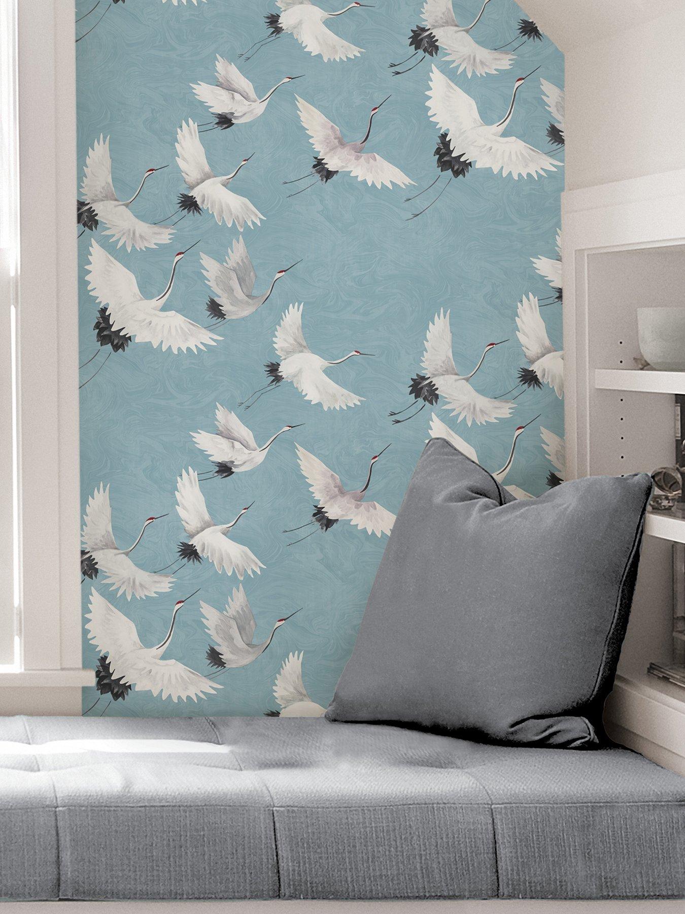 NuWallpaper Self Adhesive Halcyon - Blue | Very