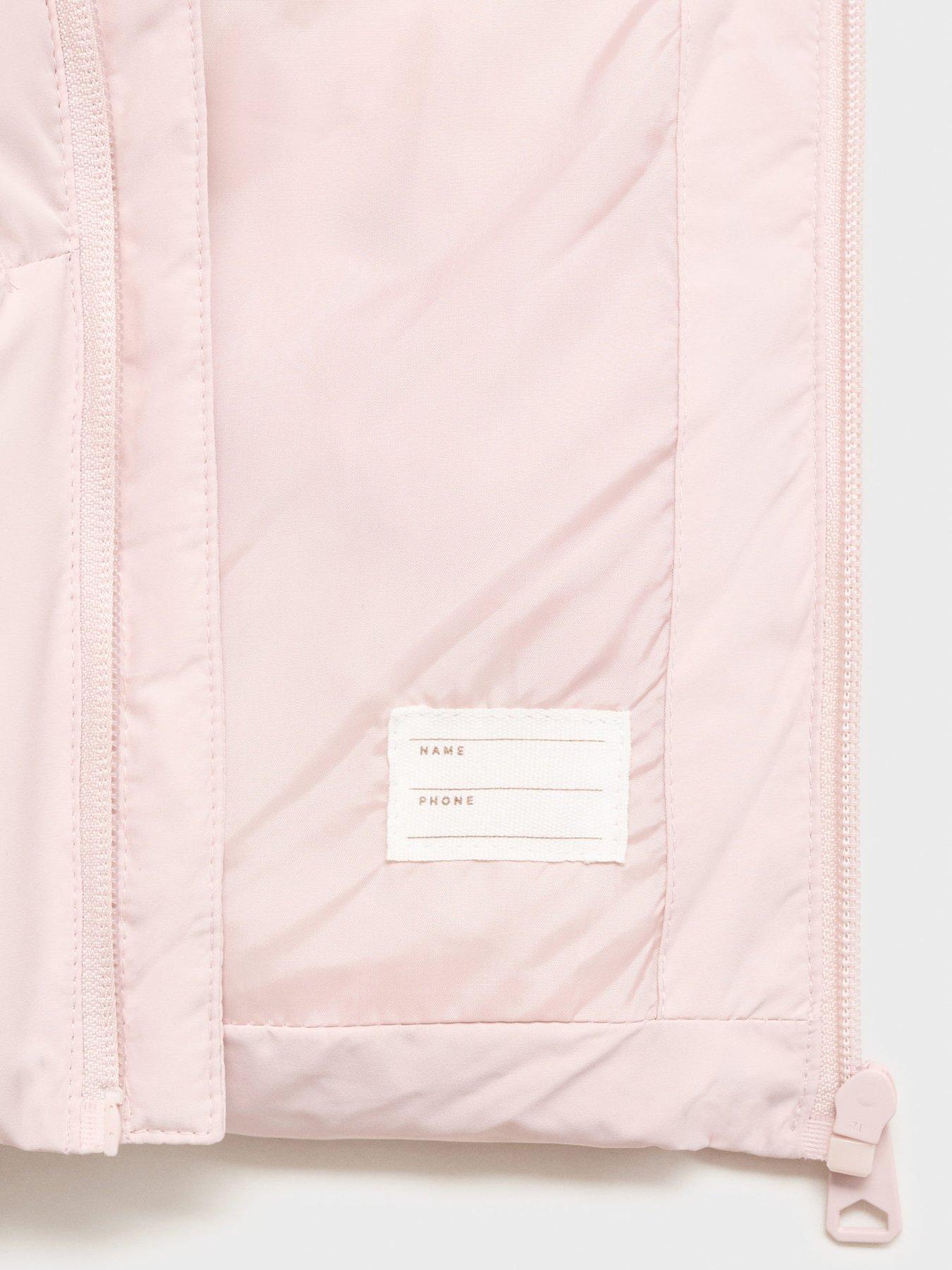 Mango Younger Girls Padded Coat - Light Pink | Very