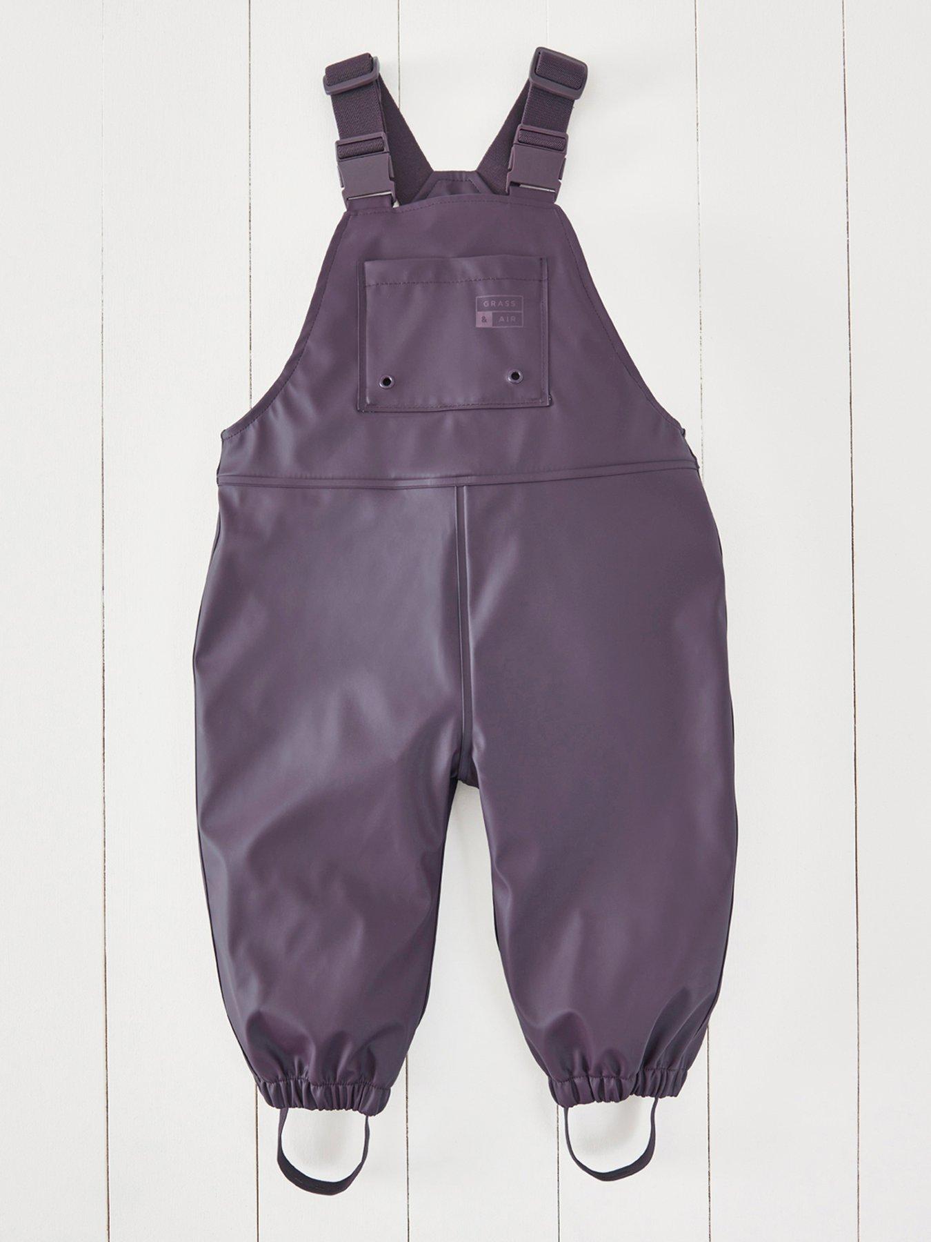 Grass & Air Infant/ Junior Rainster Dungaree - Purple | Very