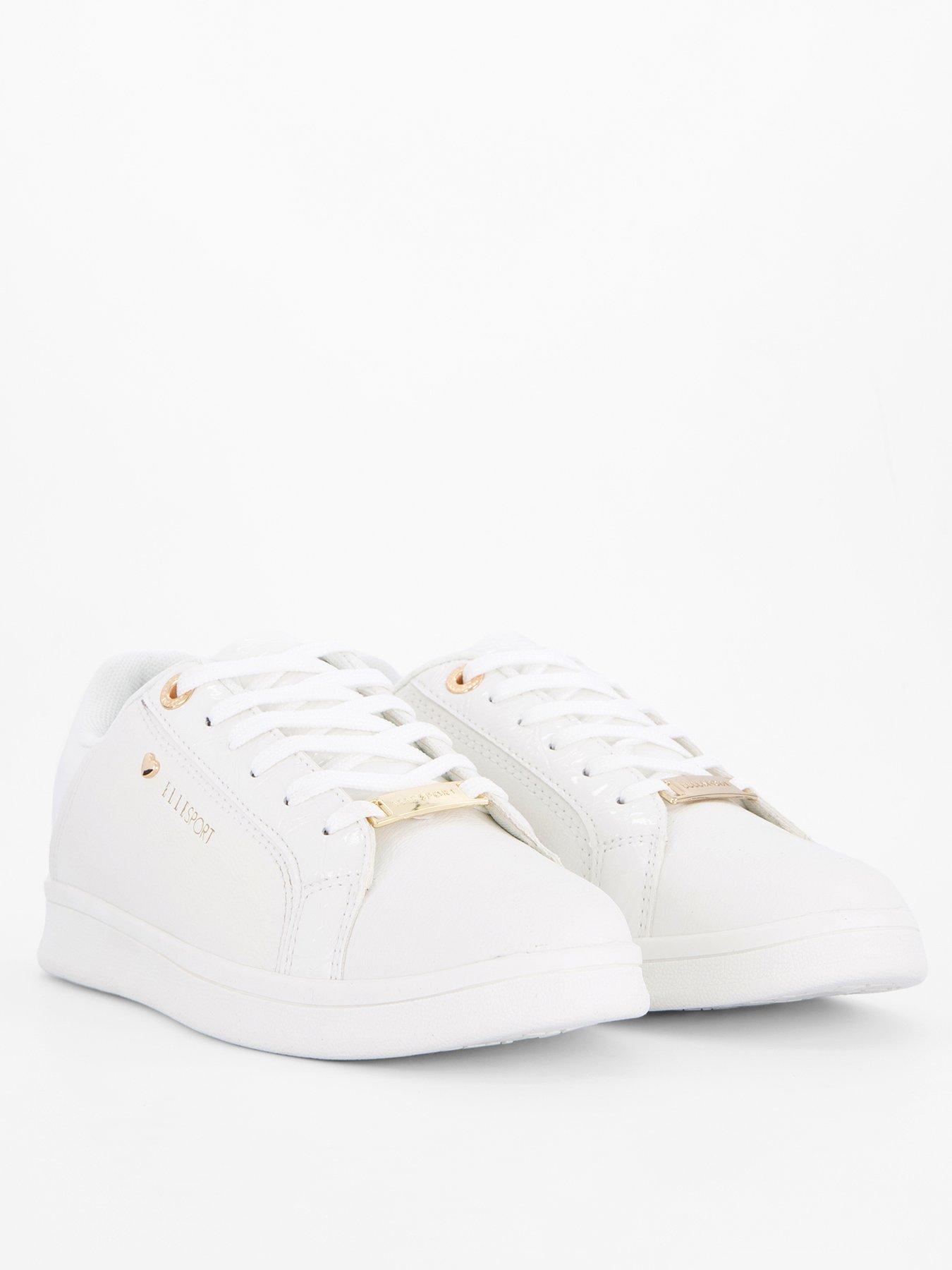 Elle Sport Elle Sports Lace Up Trainer - White | Very