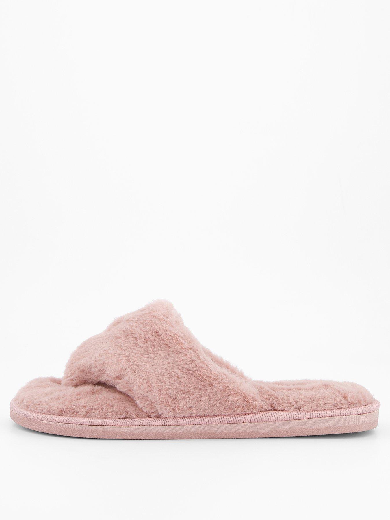 The Very Collection Toe Post Slipper - Pink | Very