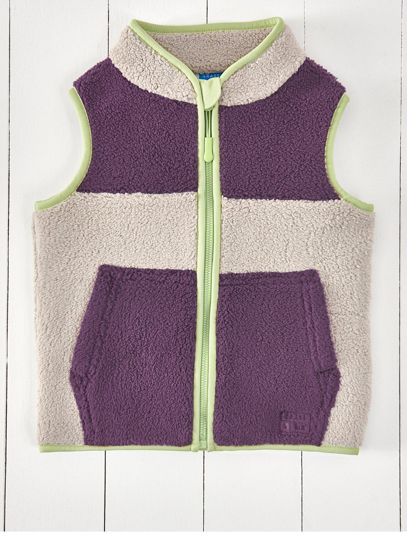 Grass & Air Infant/ Junior Borg Gilet - Multi | Very