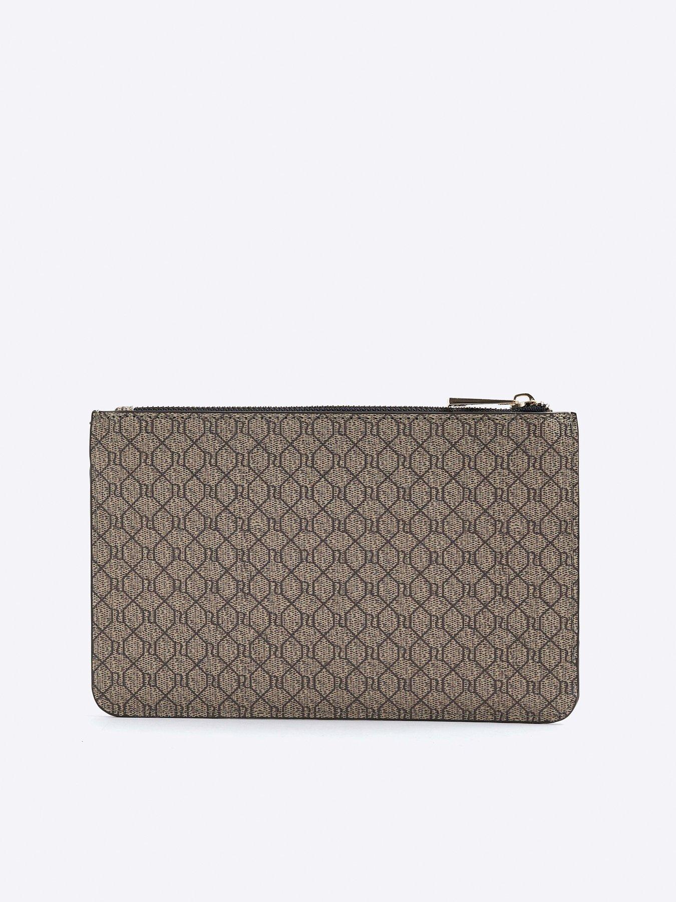 River Island Monogram Travel Wallet - Beige | Very