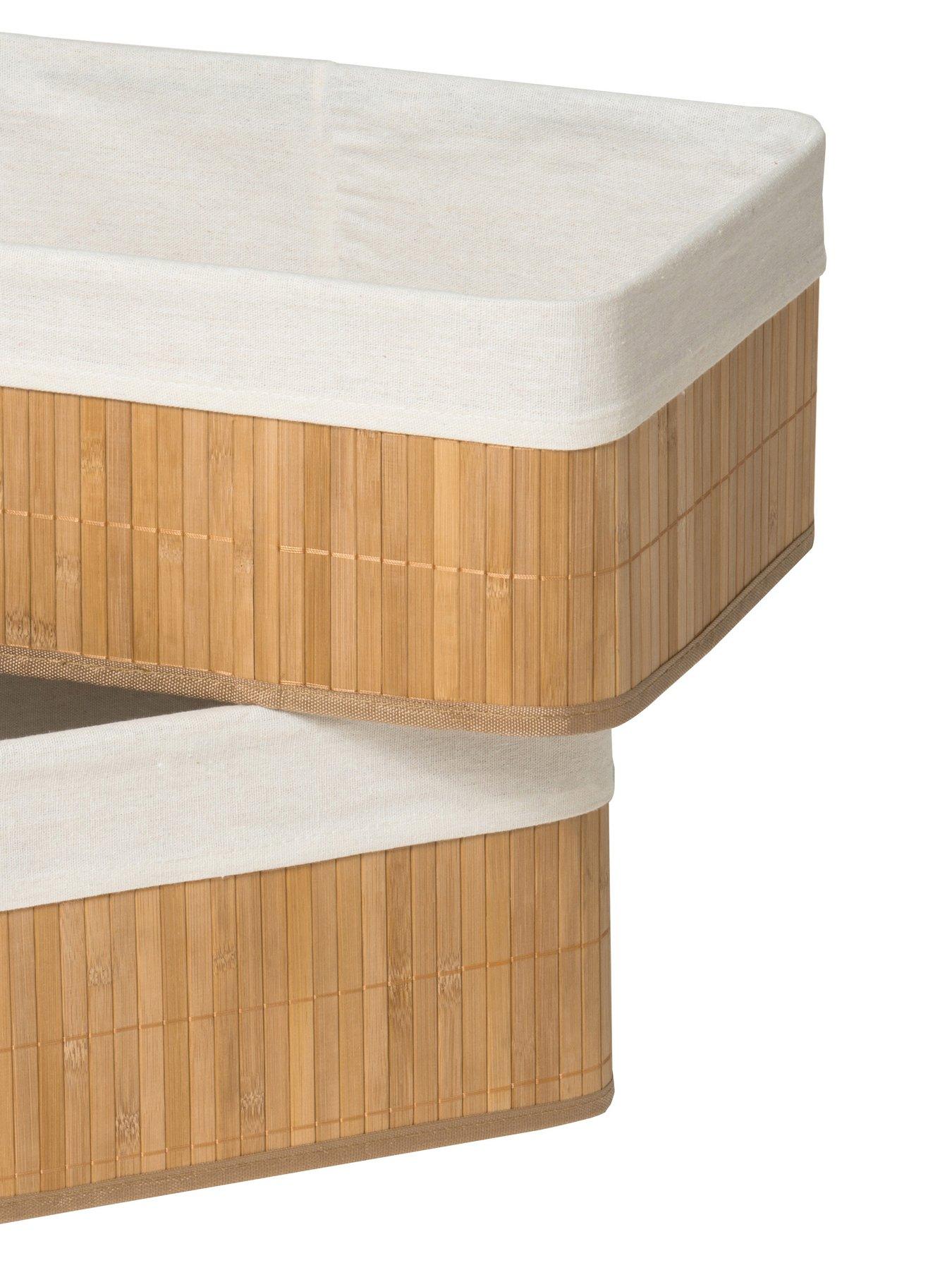 Interiors By Premier Set Of Two Kankyo Bamboo Storage Boxes | Very