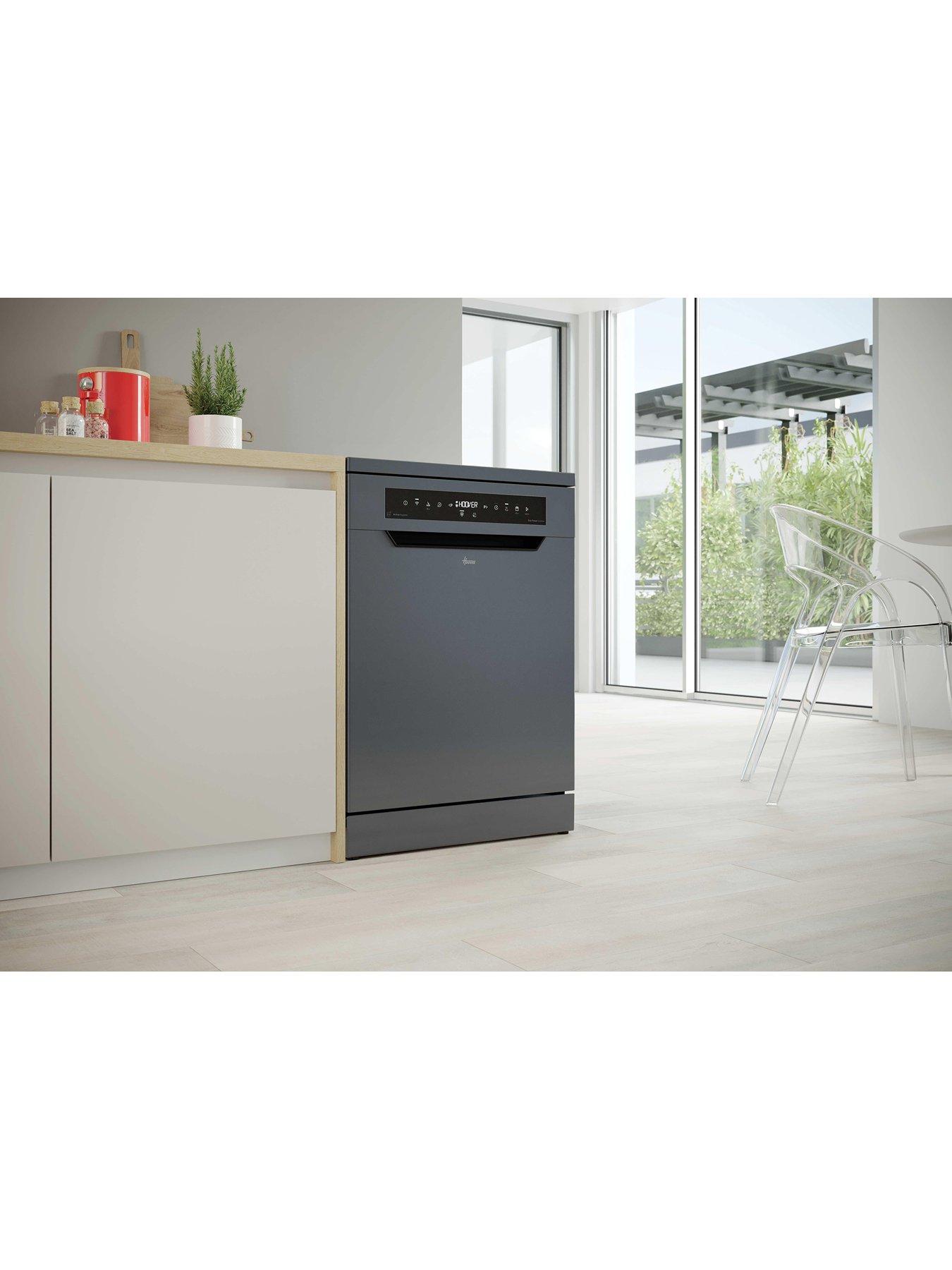 Hoover HF 4A4S3PSA-80 - Full Size Dishwasher, 14-Place Settings, A ...