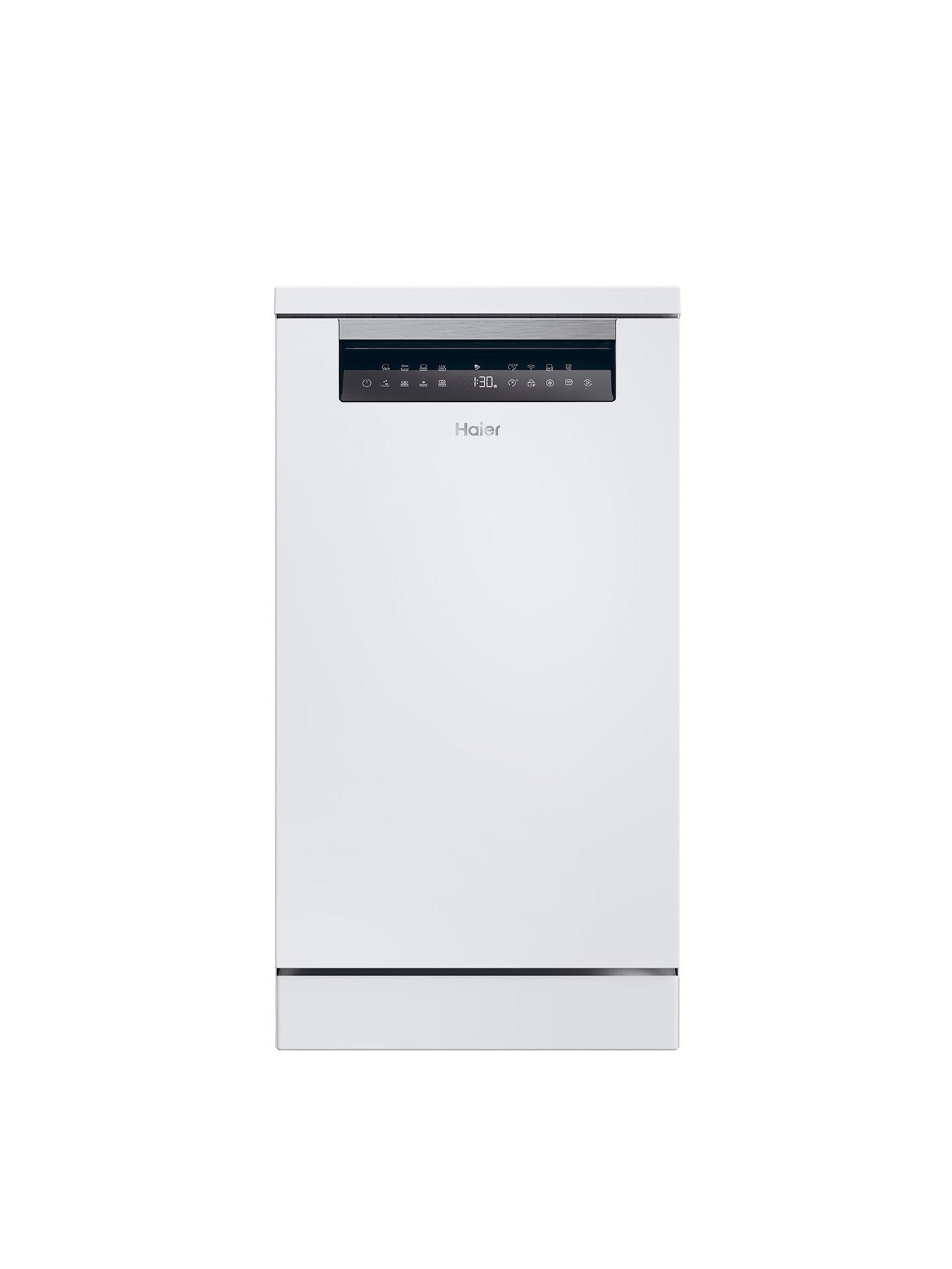 Haier I Pro Shine XF1C3TB1FW-80 Slimline Dishwasher, 11 Place Settings ...