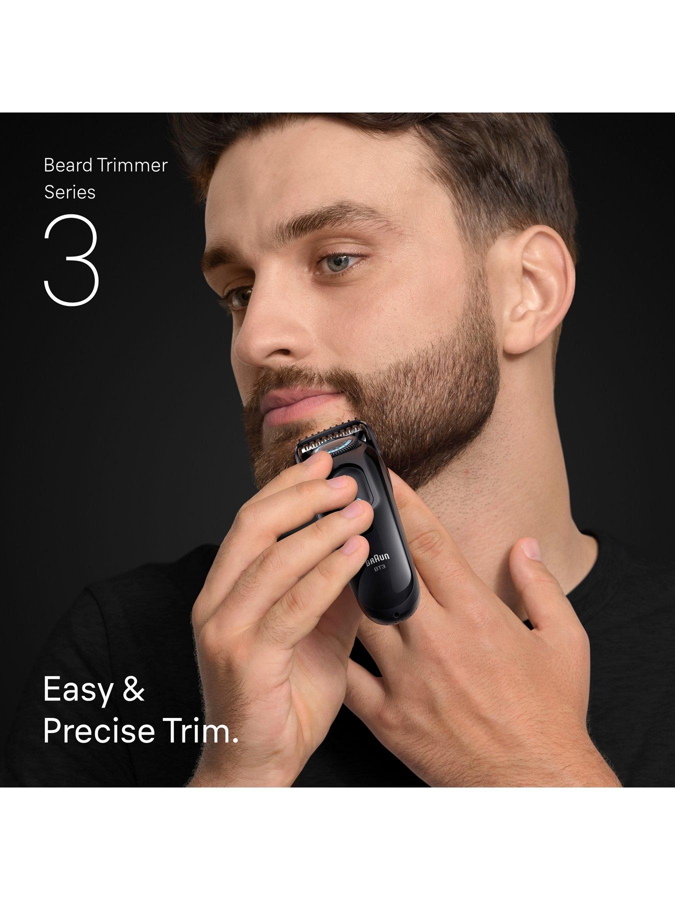 Braun Beard Trimmer Series 3, +2 Styling Tools, 20 Lengths, BT3500 ...