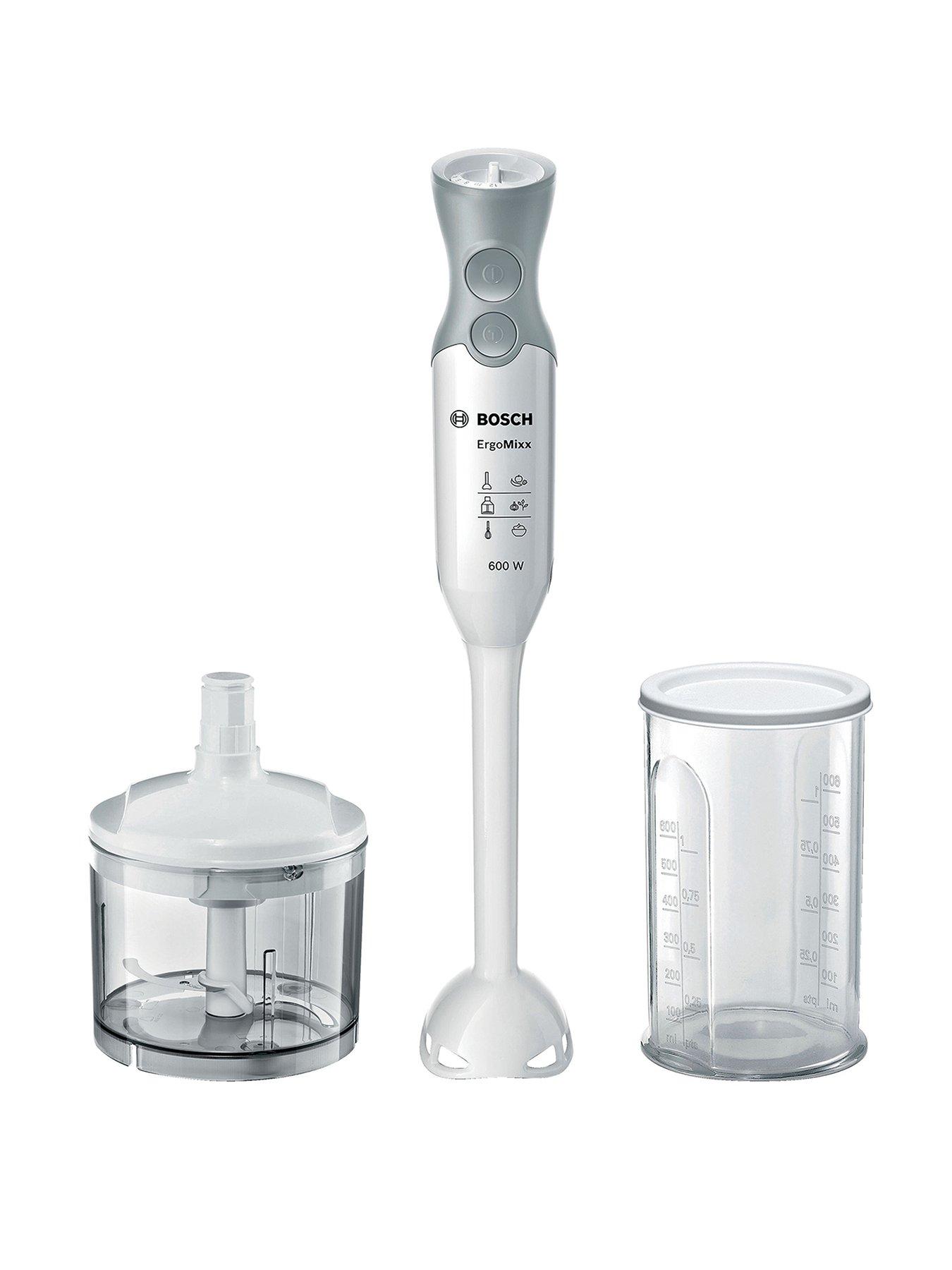 Bosch 600W Hand Blender White with chopper | Very