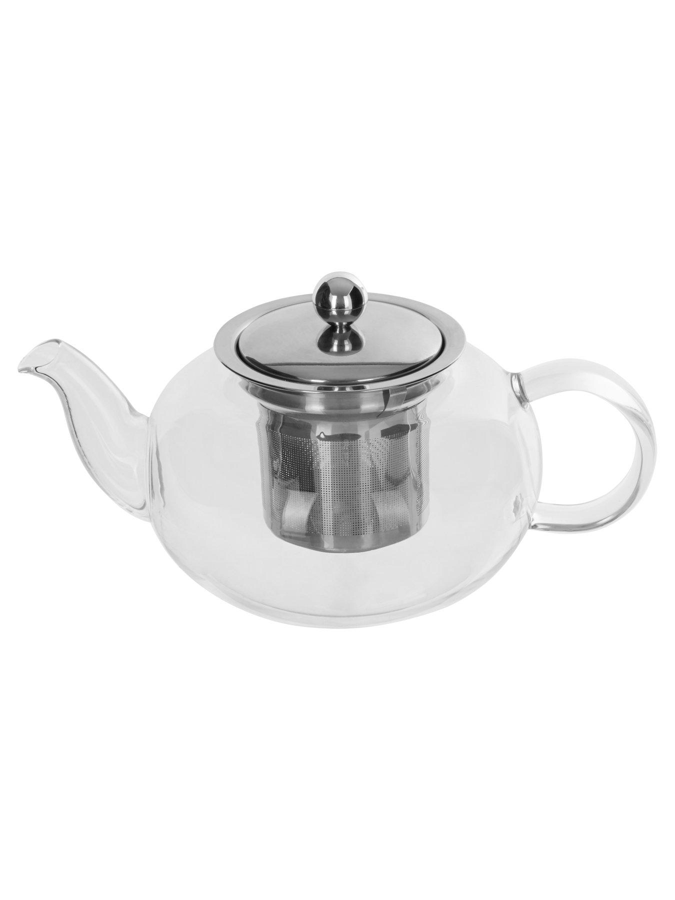 Interiors By Premier Miller 800ml Glass Heat Resistant Teapot | Very