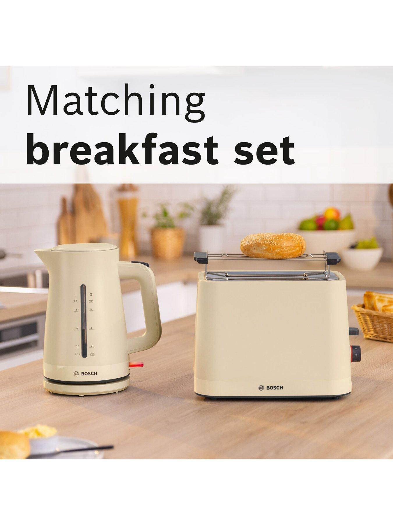 Bosch MyMoment TAT3M127GB Infuse 2 Slot Toaster - Cream | Very