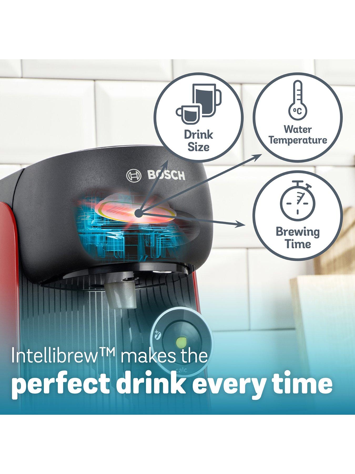 Tassimo By Bosch, Finesse FRIENDLY TAS163EGB Pod Coffee Machine - Red ...