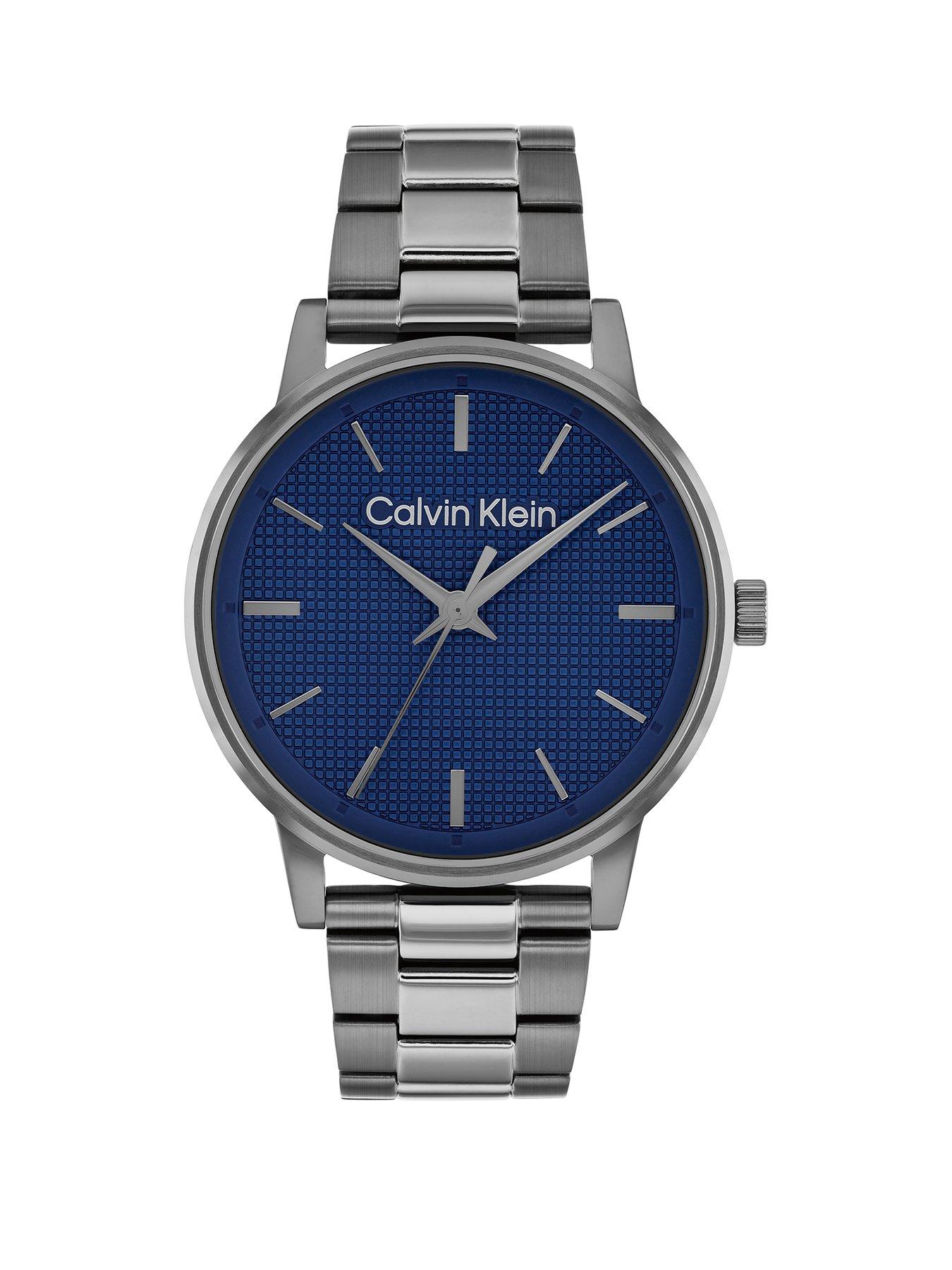 Calvin Klein Men's Ck Linked Gunmetal Watch - Silver | Very