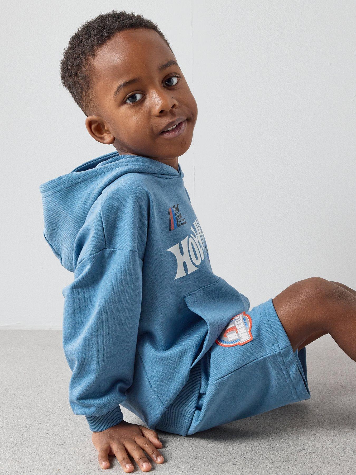The Very Collection Hot Wheels Hooded Sweat Short Set | Very