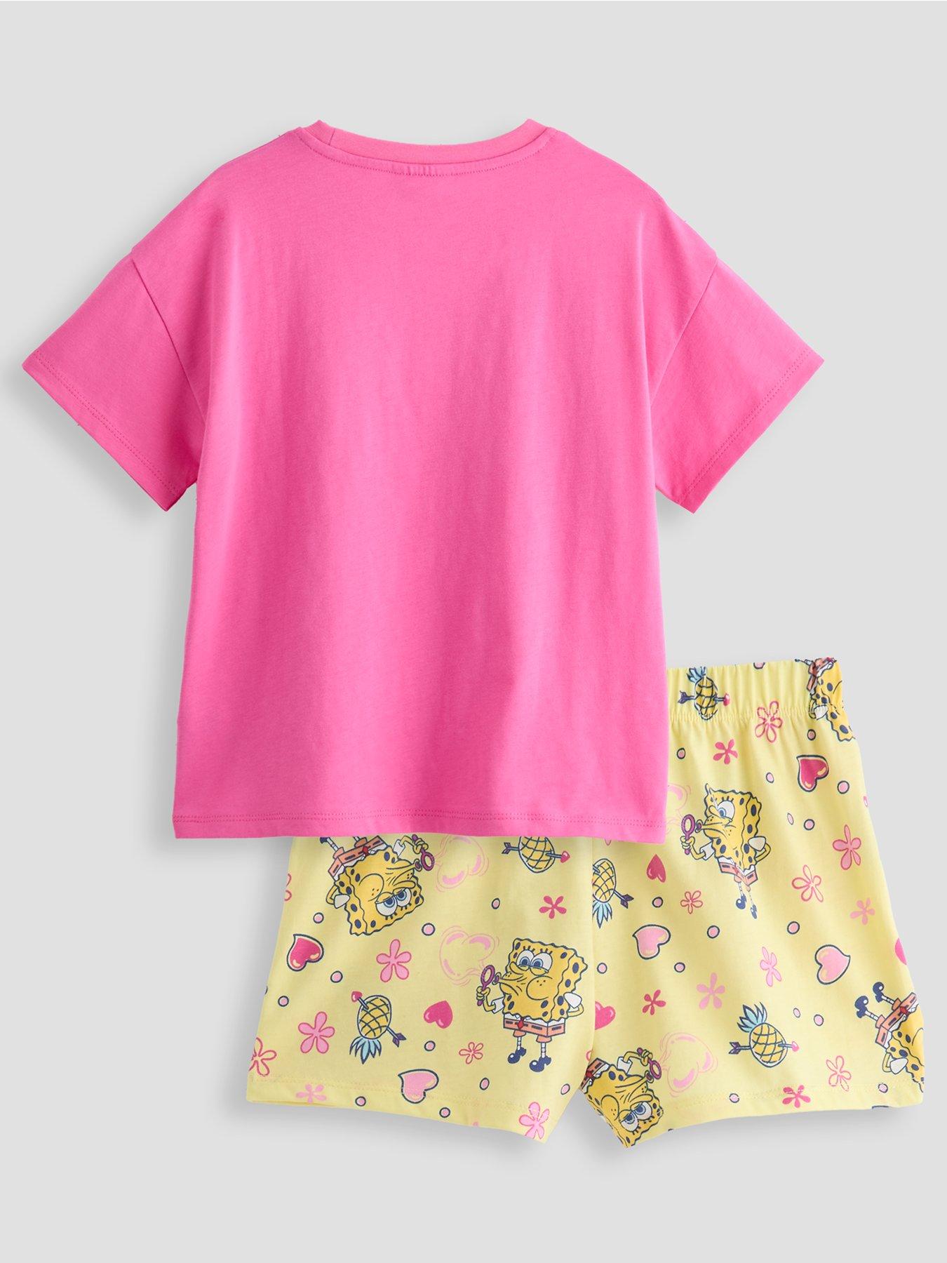 The Very Collection Spongebob Best Friends Shortie Pyjamas - Pink ...