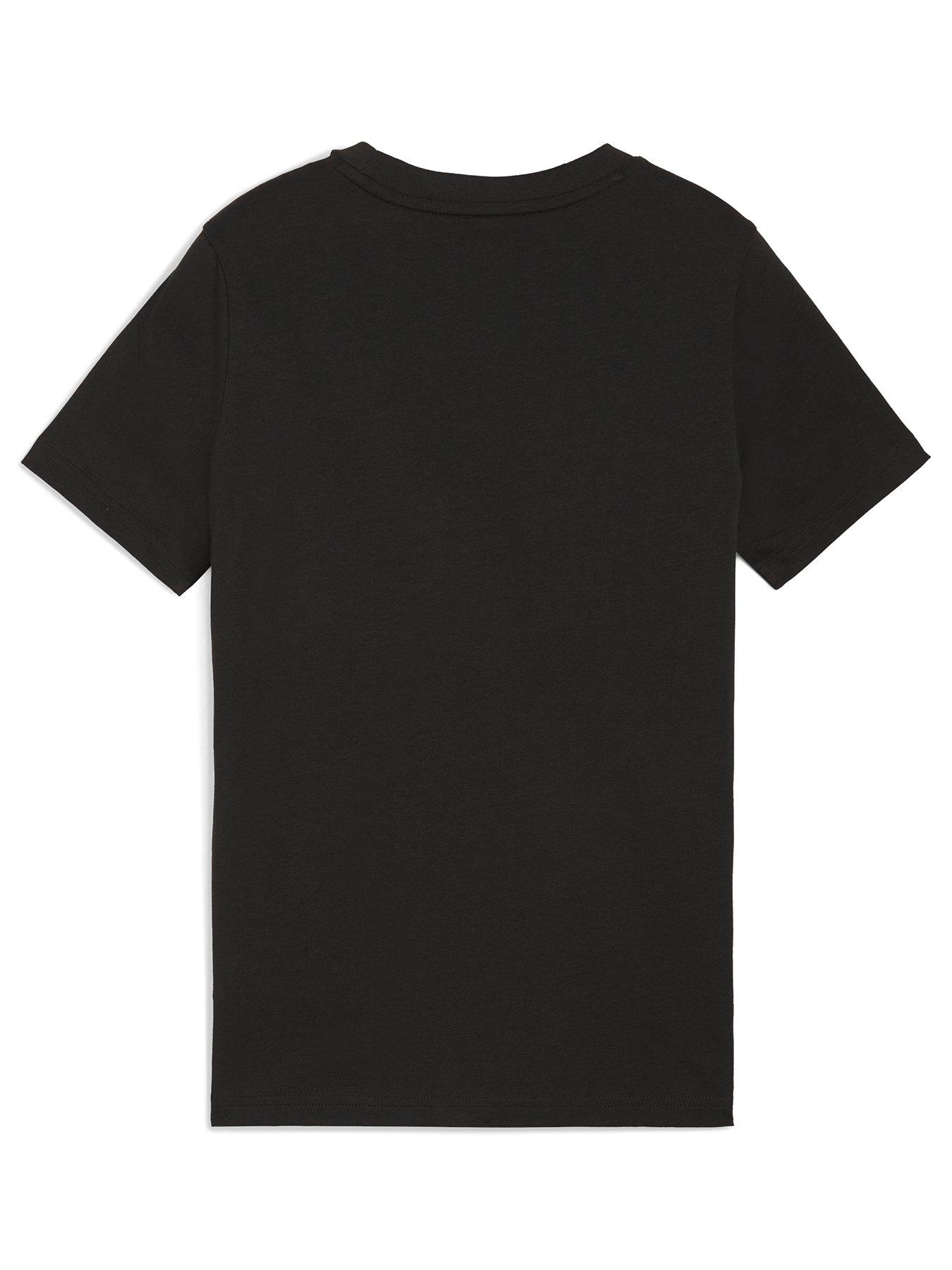 Puma Junior Boys Logo Lab Holiday T-Shirt - Black | Very