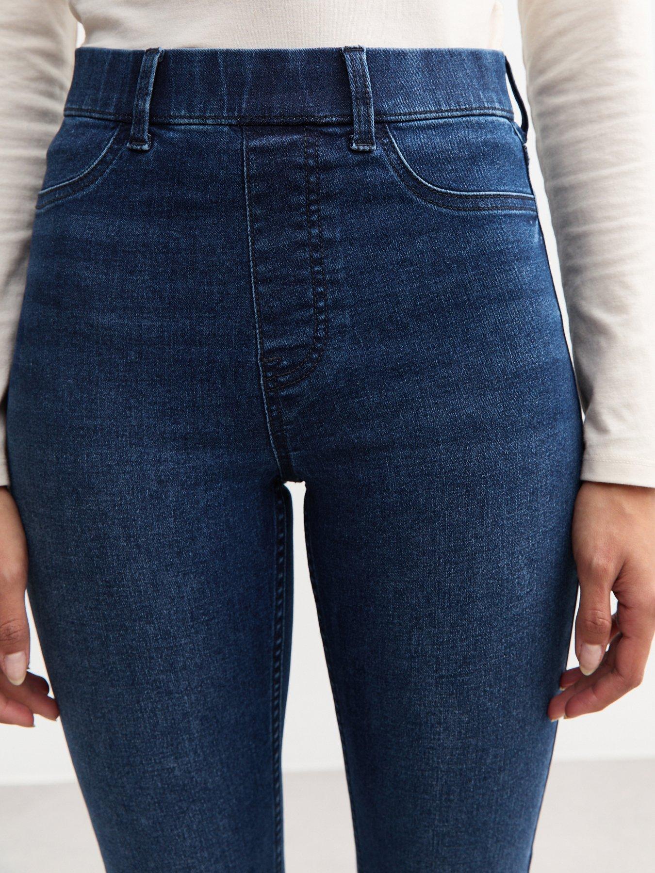 New Look Dark Blue Pull On Bootcut Jeans | Very
