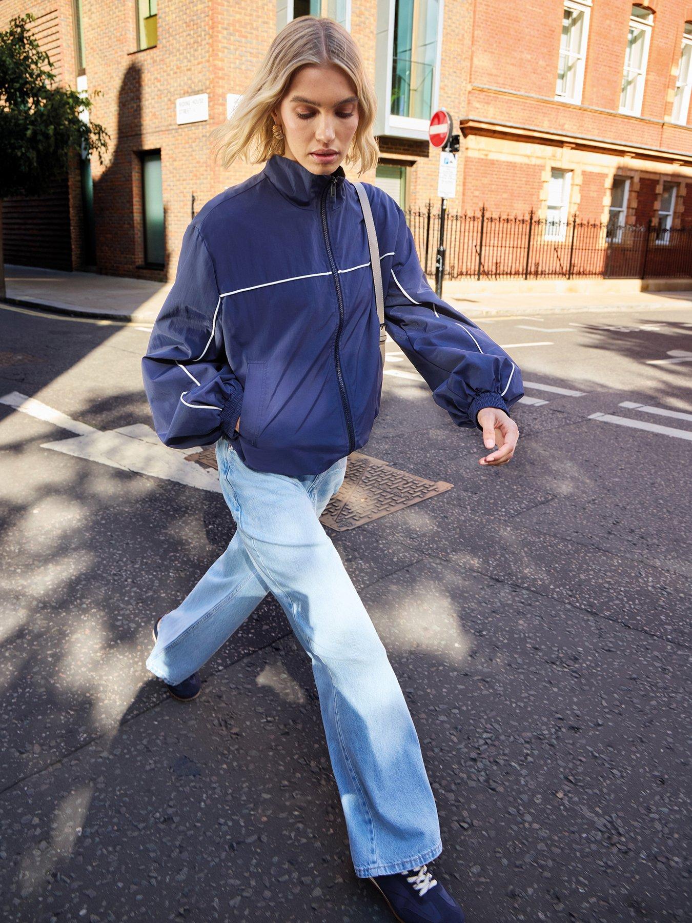 New Look Light Blue Adalae High Waisted Wide Leg Jeans | Very