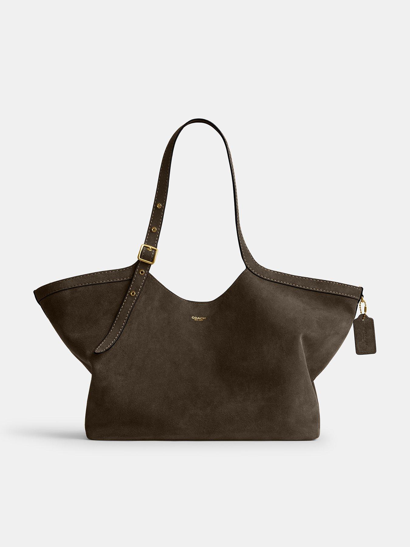 COACH Suede Gramercy Tote - Green | Very