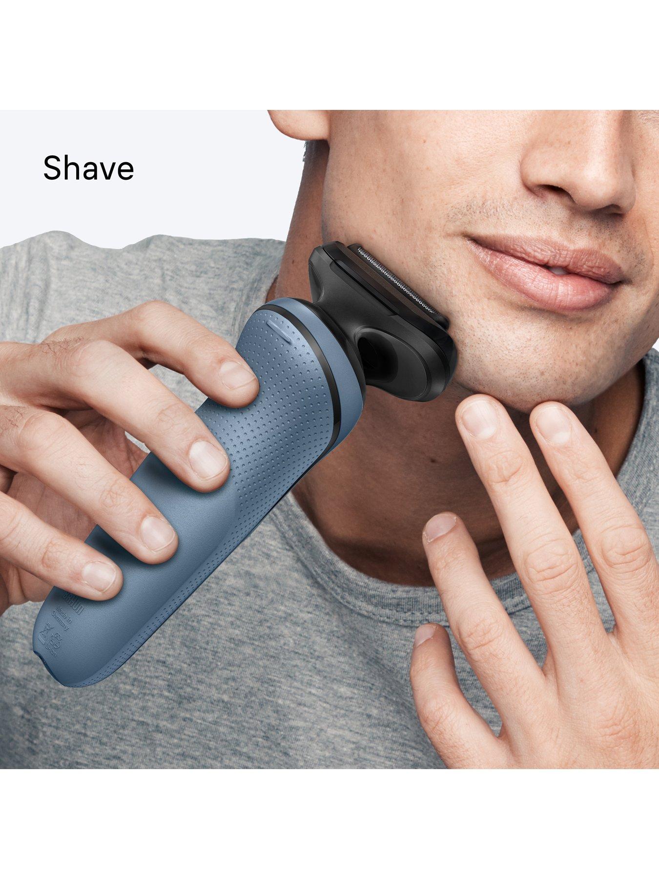 Braun Series 5 Electric Shaver, Up to 50 min, 52-A1000S - Azure | Very