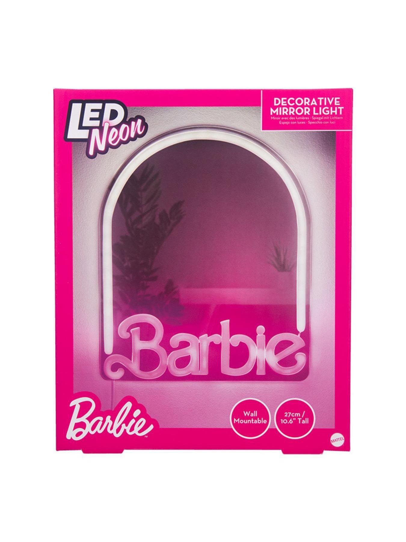Barbie Wall Mountable Led Neon Mirror | Very