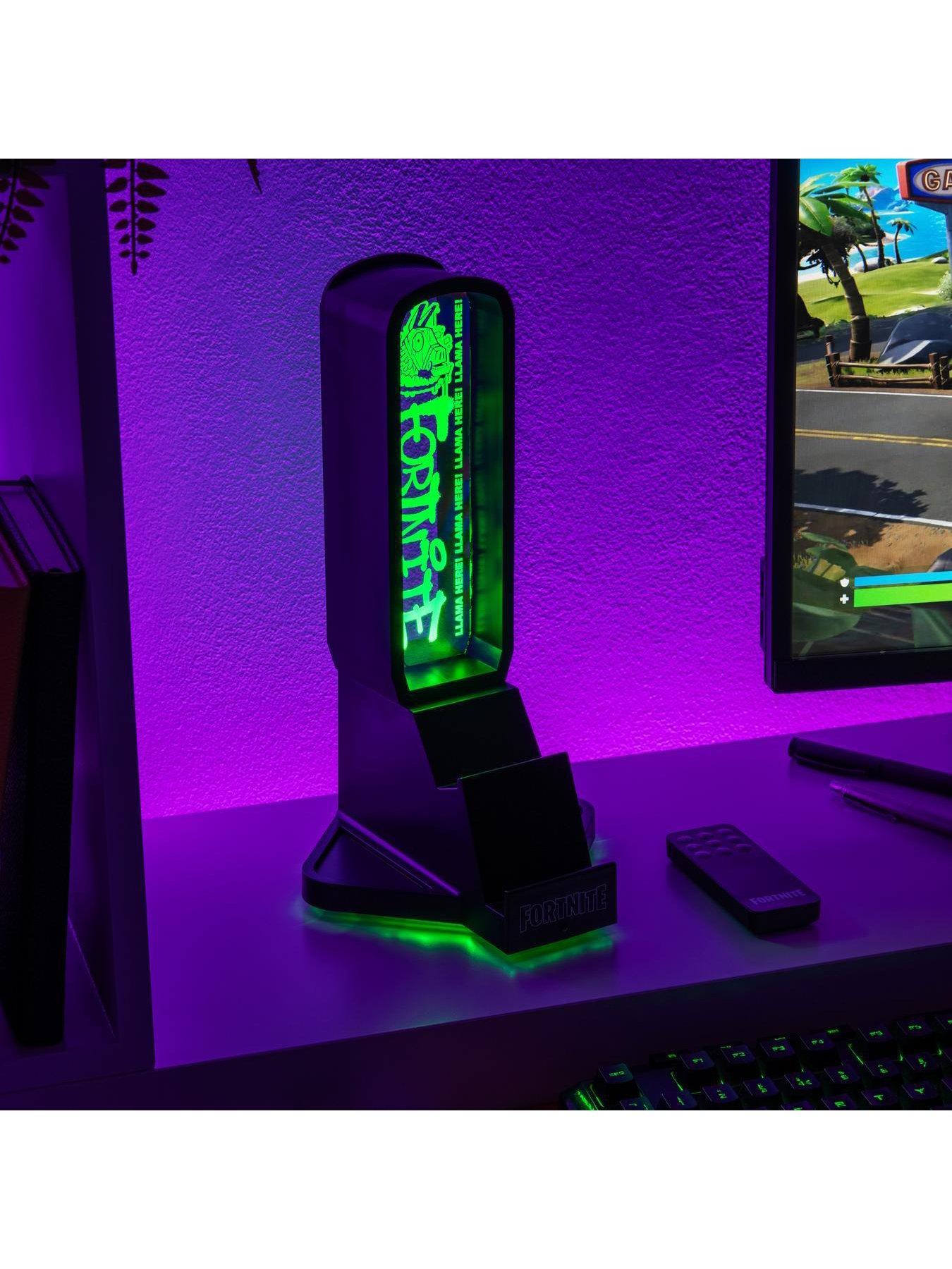 Fortnite Desk Headphone Stand With Light | Very