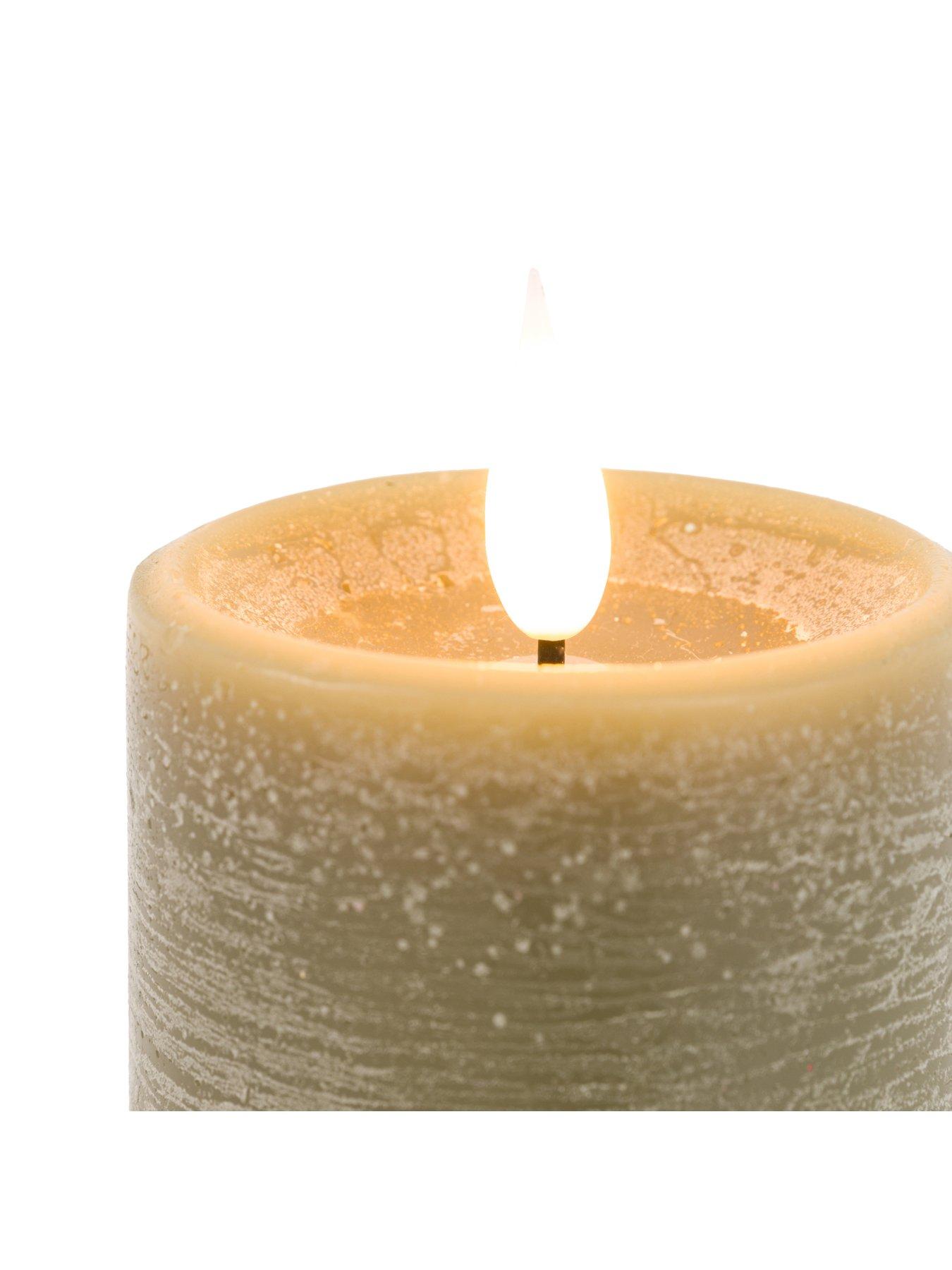 Gallery Direct Remote Control 3 pack Led Candle - Olive | Very