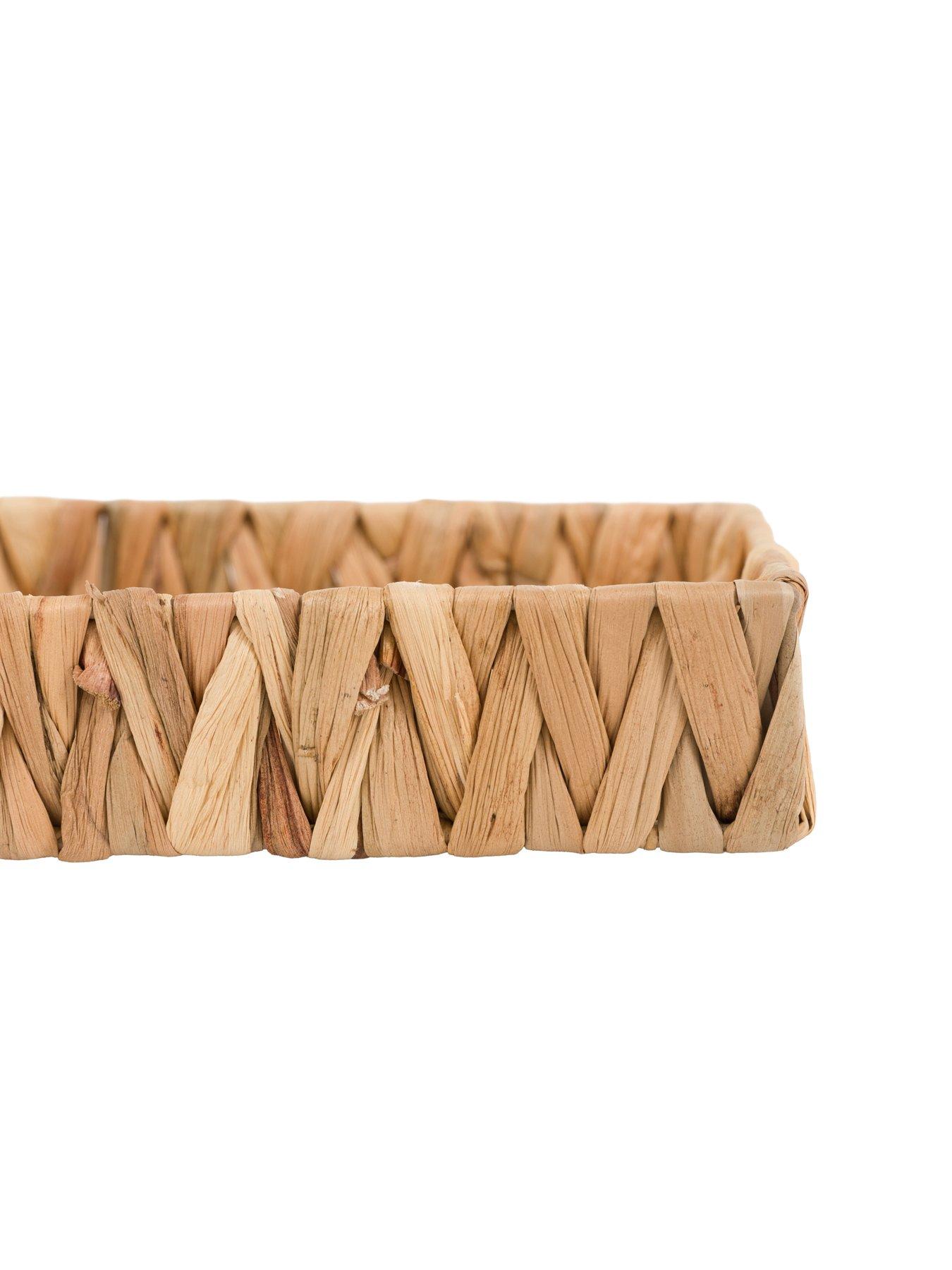 Gallery Direct Set Of 2 Woven Rectangle Trays Natural | Very