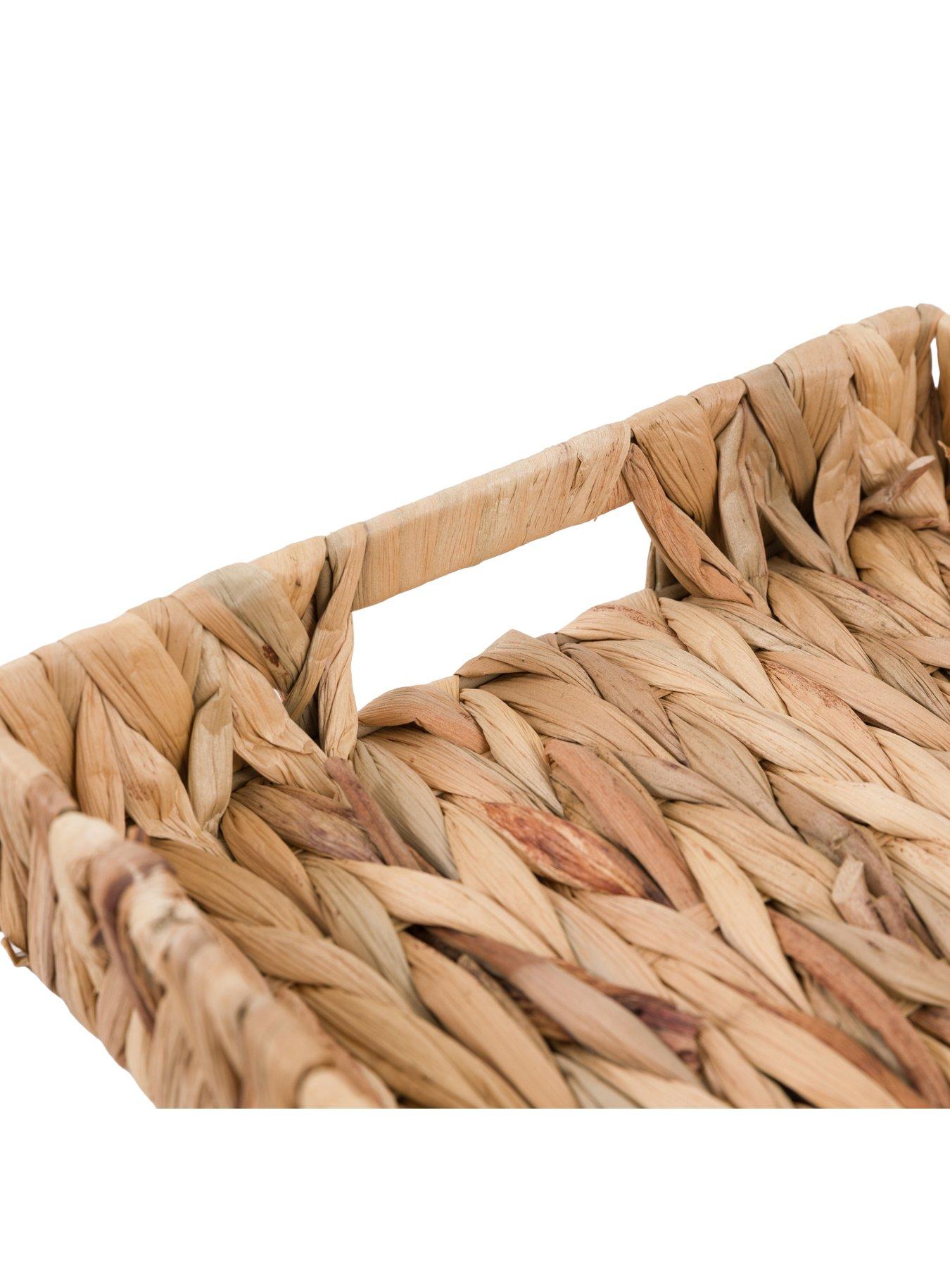 Gallery Direct Set Of 2 Woven Rectangle Trays Natural | Very