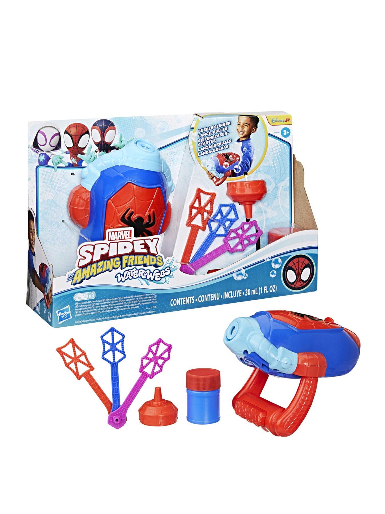 Spidey and His Amazing Friends Water-Webs Spidey Bubble Slinger | Very