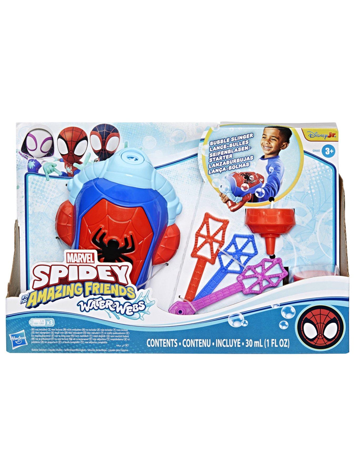 Spidey and His Amazing Friends Water-Webs Spidey Bubble Slinger | Very