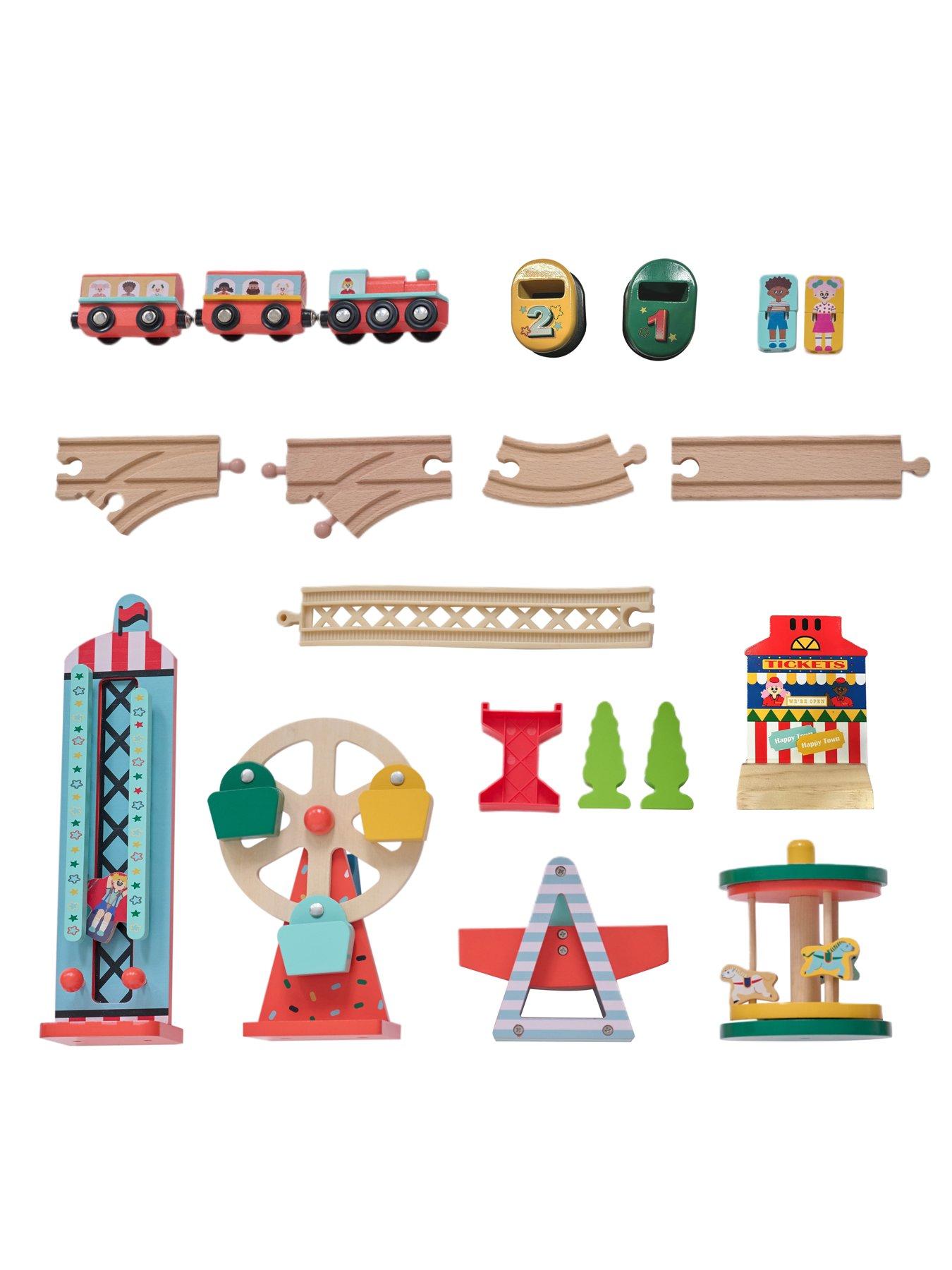 Teamson Kids Amusement Park Play Table, Train Set - Multicolor | Very