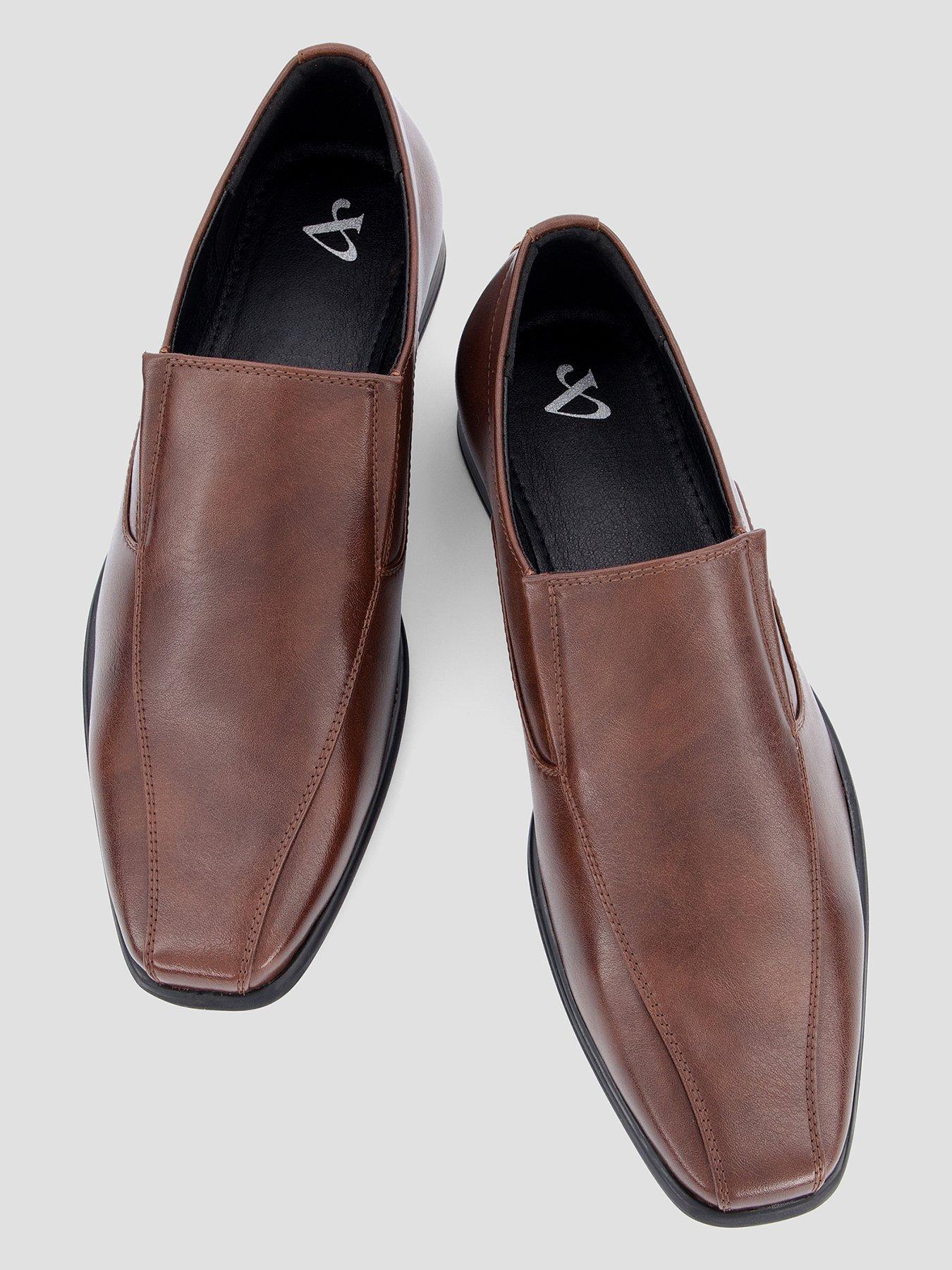 The Very Collection Formal Slip On Shoe - Standard Fit - Brown | Very