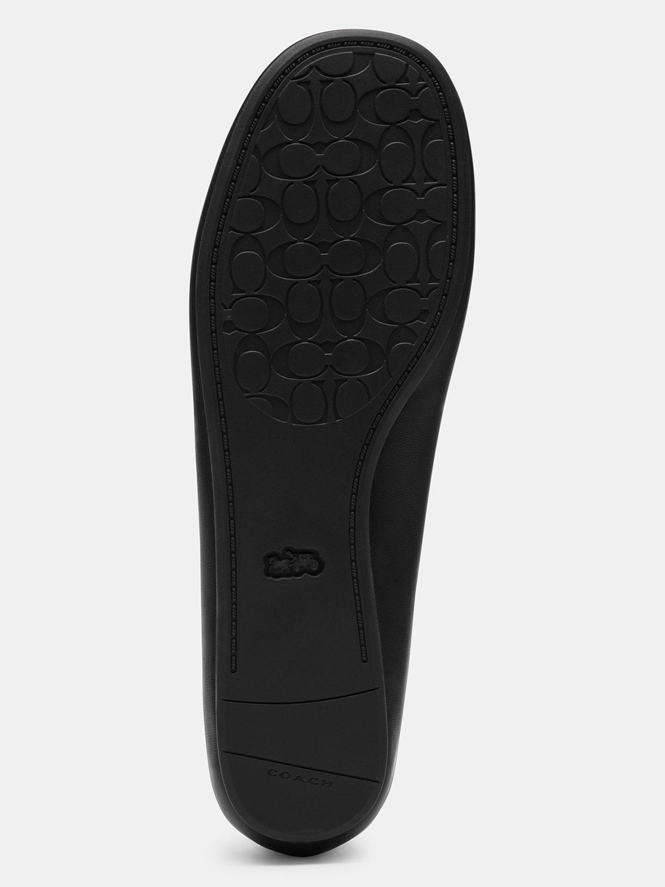COACH Houston Leather Ballet Flat - Black | Very