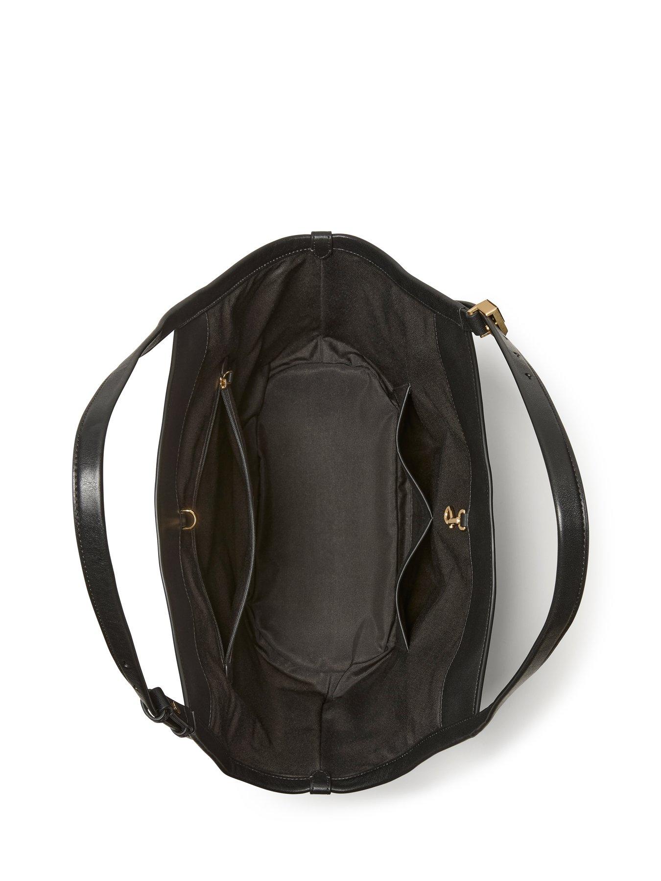 Kate Spade New York Deco Fine Grain Leather Tulip Tote - Black | Very