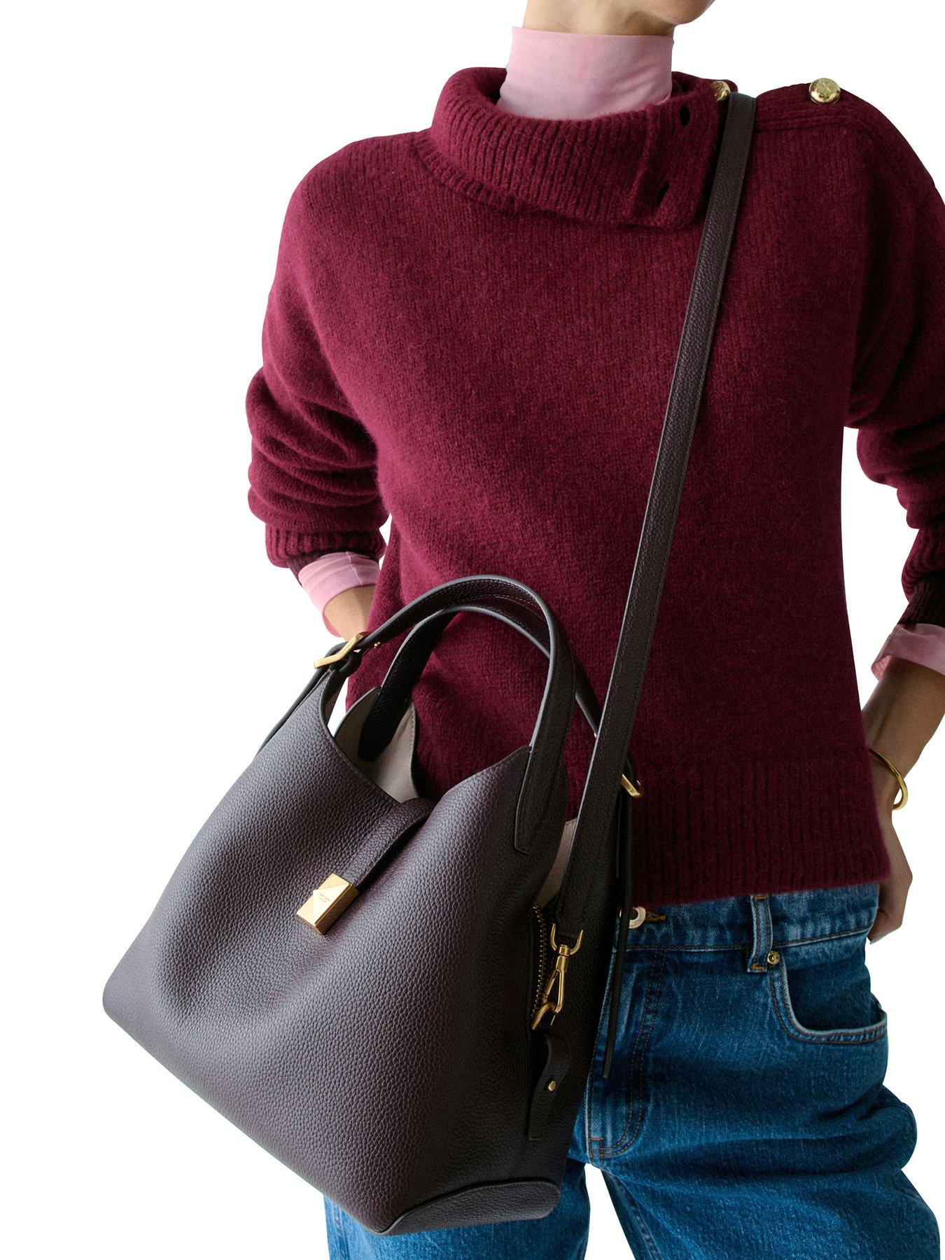 Kate Spade New York Deco Pebbled Leather Crossbody Tote - Red | Very