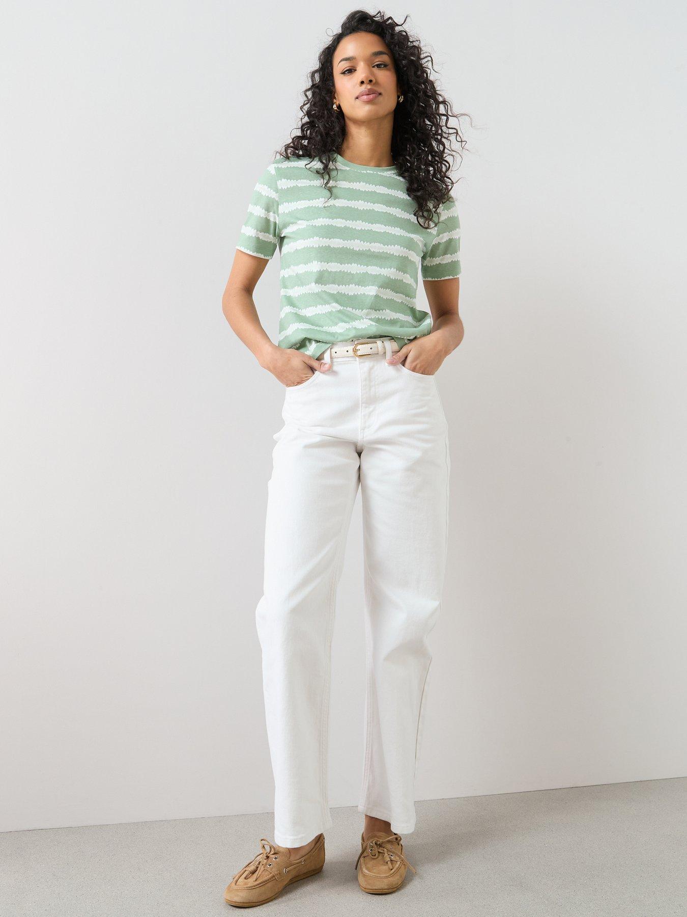 The Very Collection Crew Neck T-Shirt Printed - Multi | Very