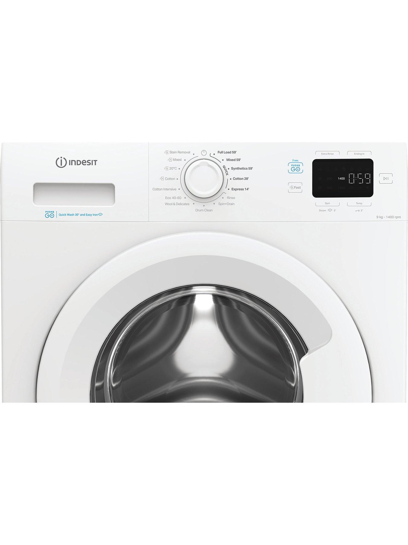 Indesit Push&Go IP 946 PUSH&GO UK 9KG Washing Machine - White | Very