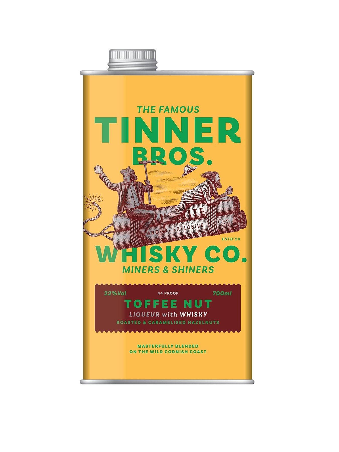 Tinner Bros. Toffee Nut Whisky Liqueur. 70cl 22% ABV. | Very
