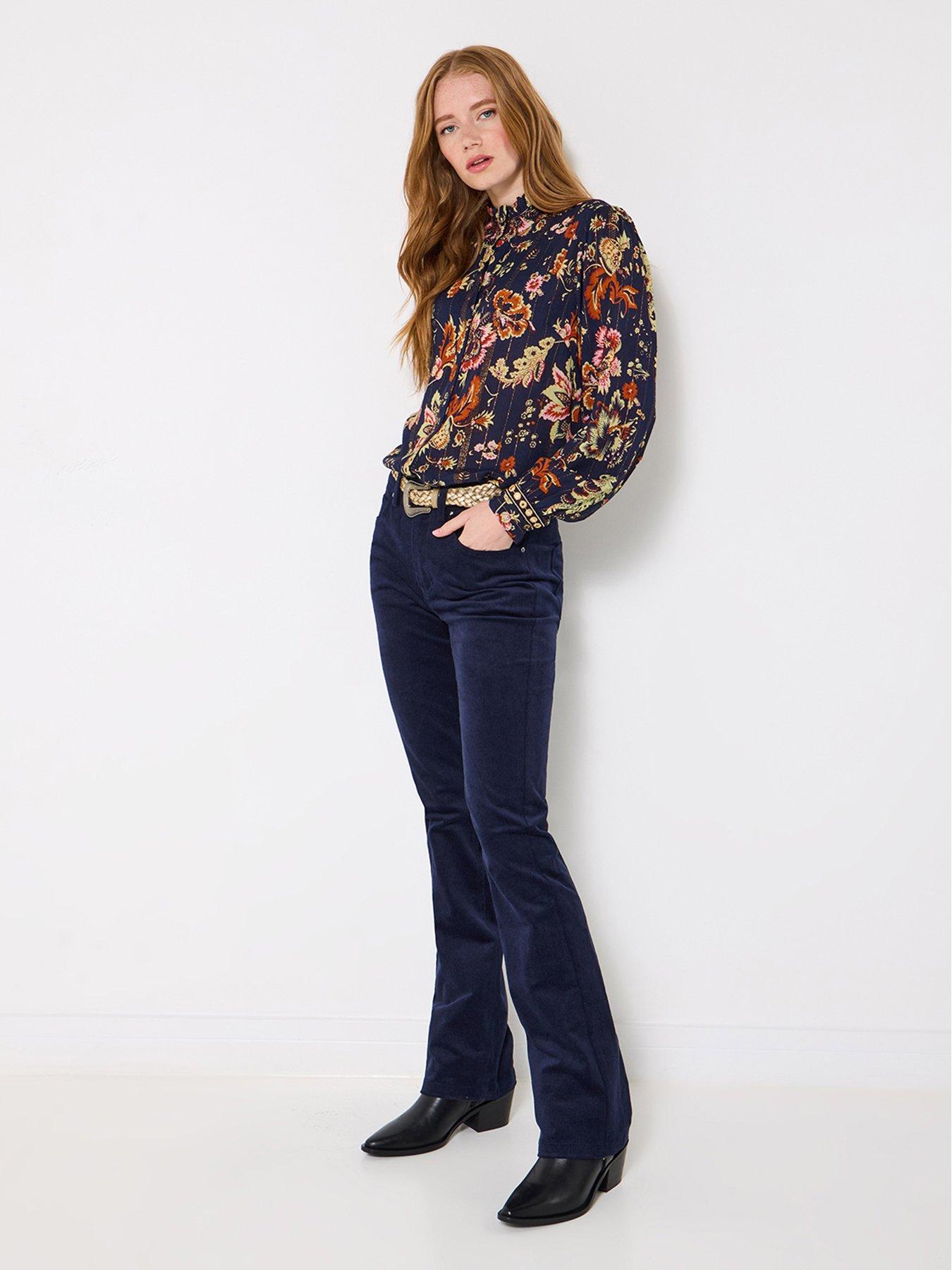 Joe Browns Isobella Mirror Trim Blouse - Navy | Very
