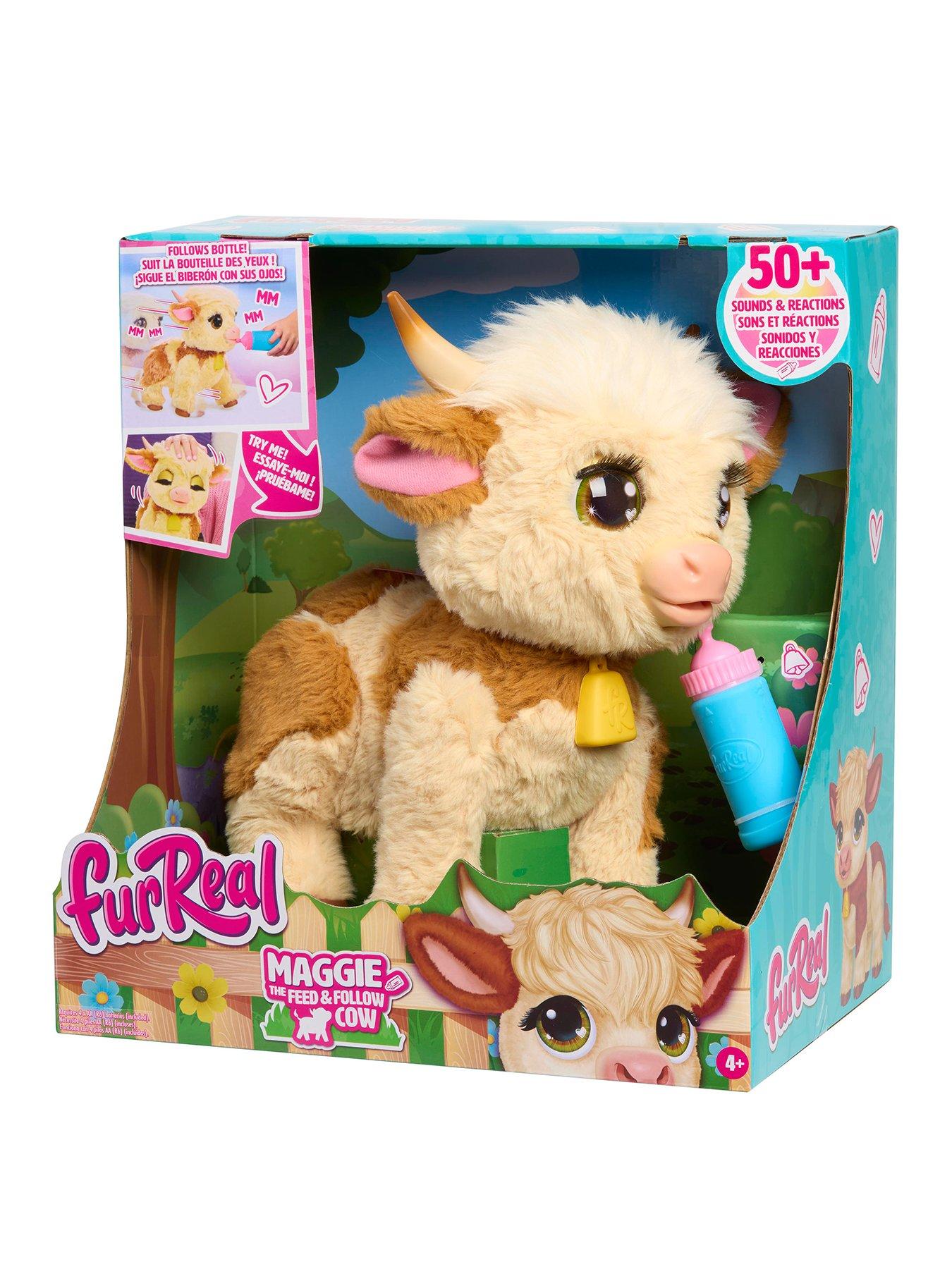 FurReal Friends FurReal Plush Toy Interactive Pet Maggie the Feed ...