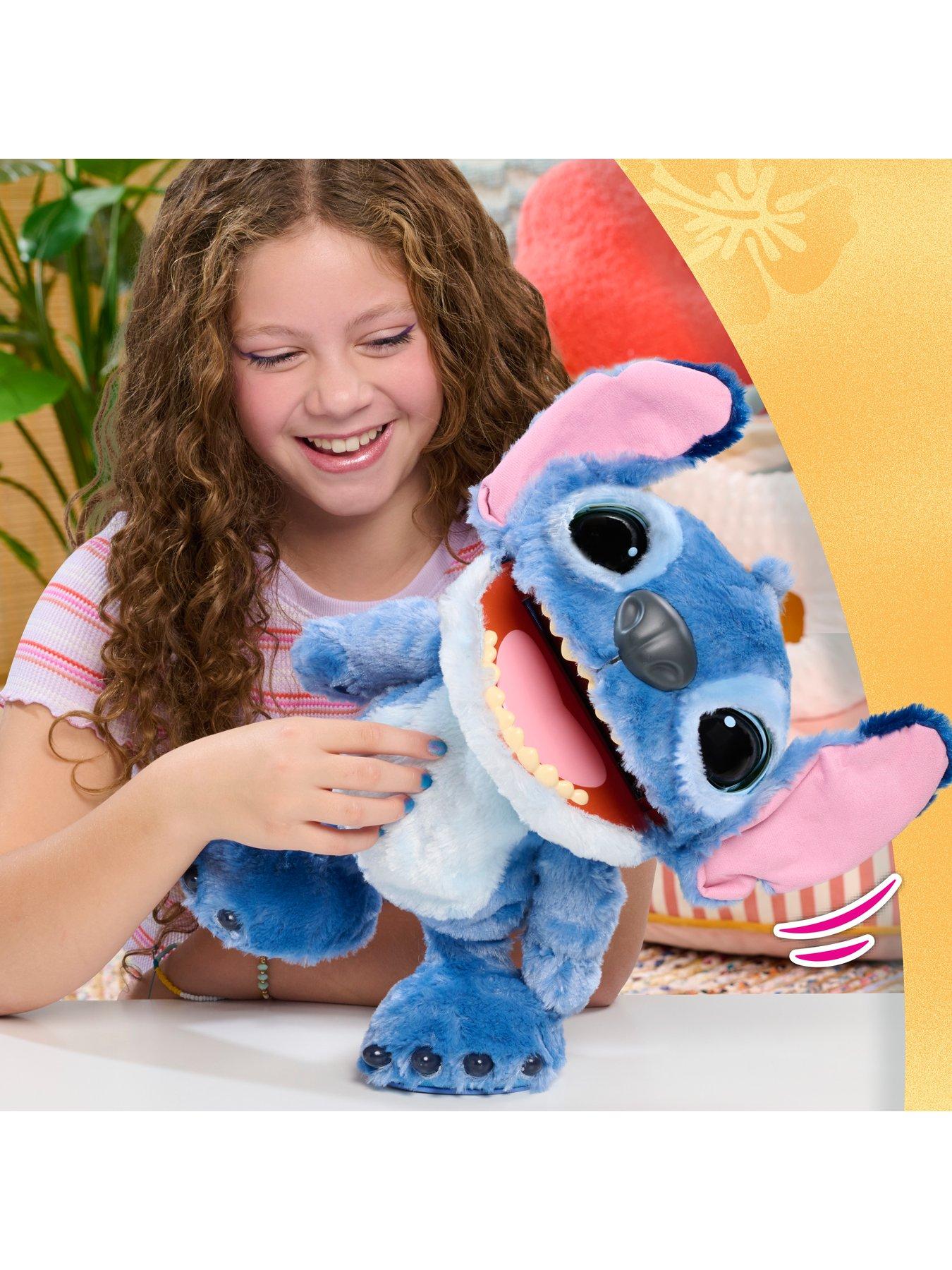 Disney Stitch Ultimate Stitch Animatronic 43cm Plush Toy with 100 ...